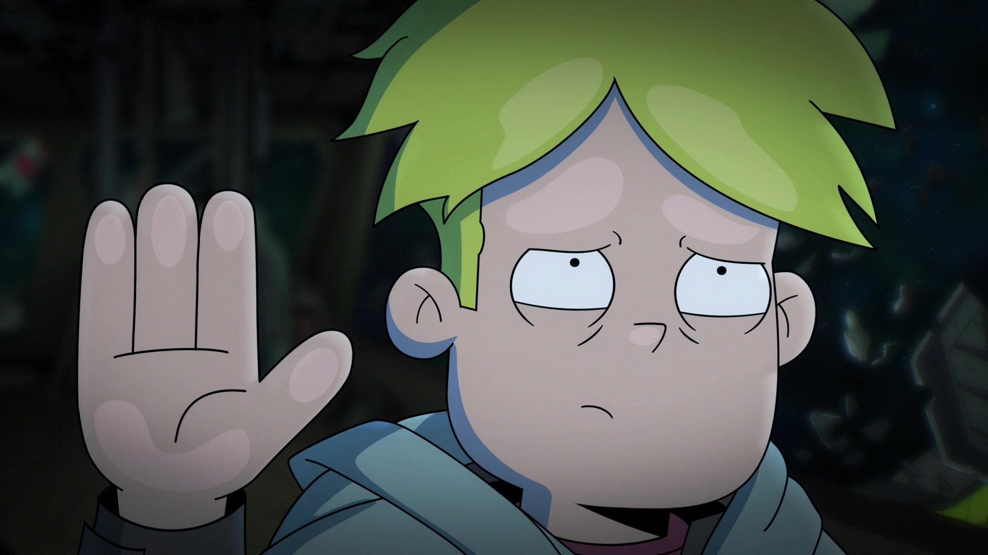 Download Blonde Hand Gary Goodspeed TV Show Final Space HD Wallpaper