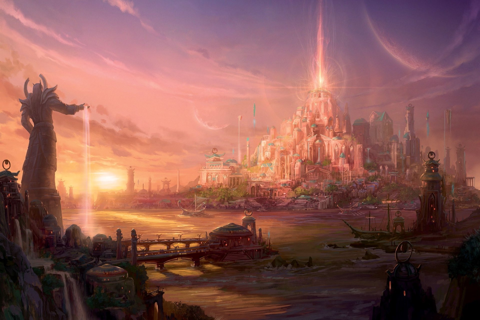 Download City Video Game World Of Warcraft HD Wallpaper
