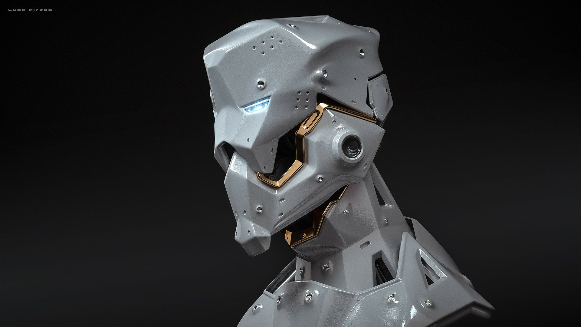 Download Sci Fi Robot HD Wallpaper by Luka Mivsek