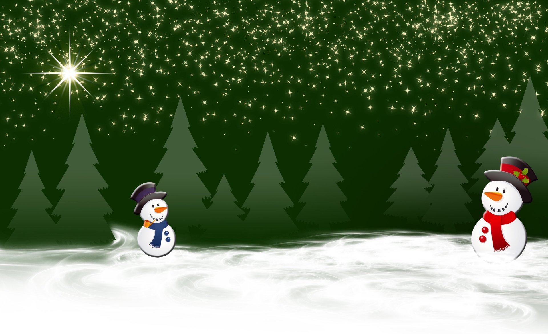Artistic Snowman 4k Ultra HD Wallpaper