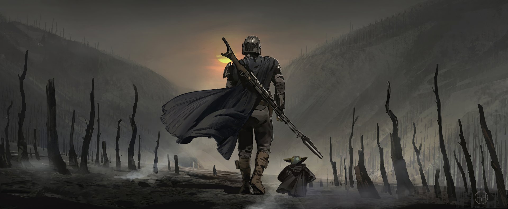 The Mandalorian & Grogu: Epic Star Wars HD Wallpaper