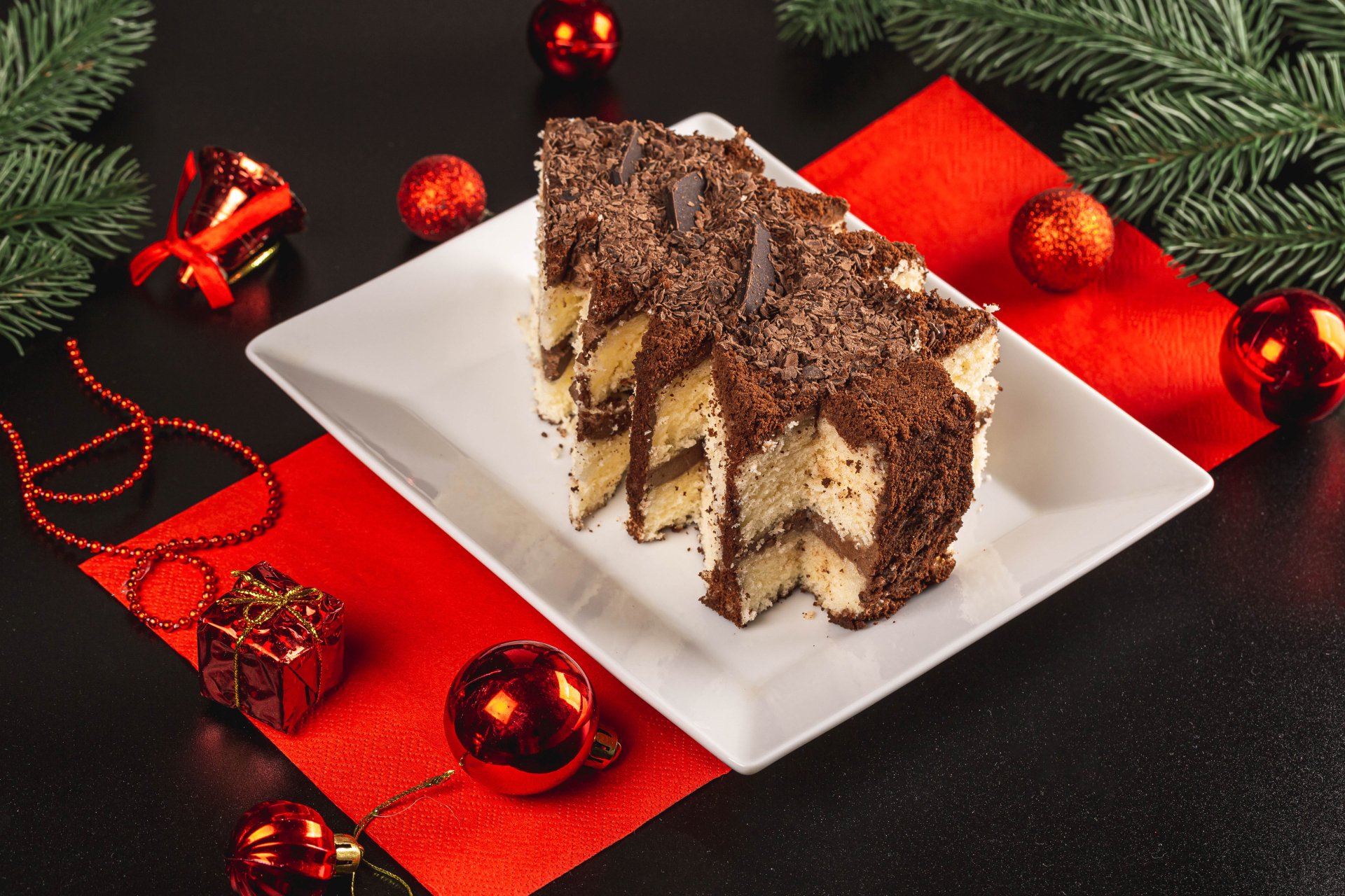 Download Christmas Food Cake 4k Ultra HD Wallpaper | 4200x2800 ...