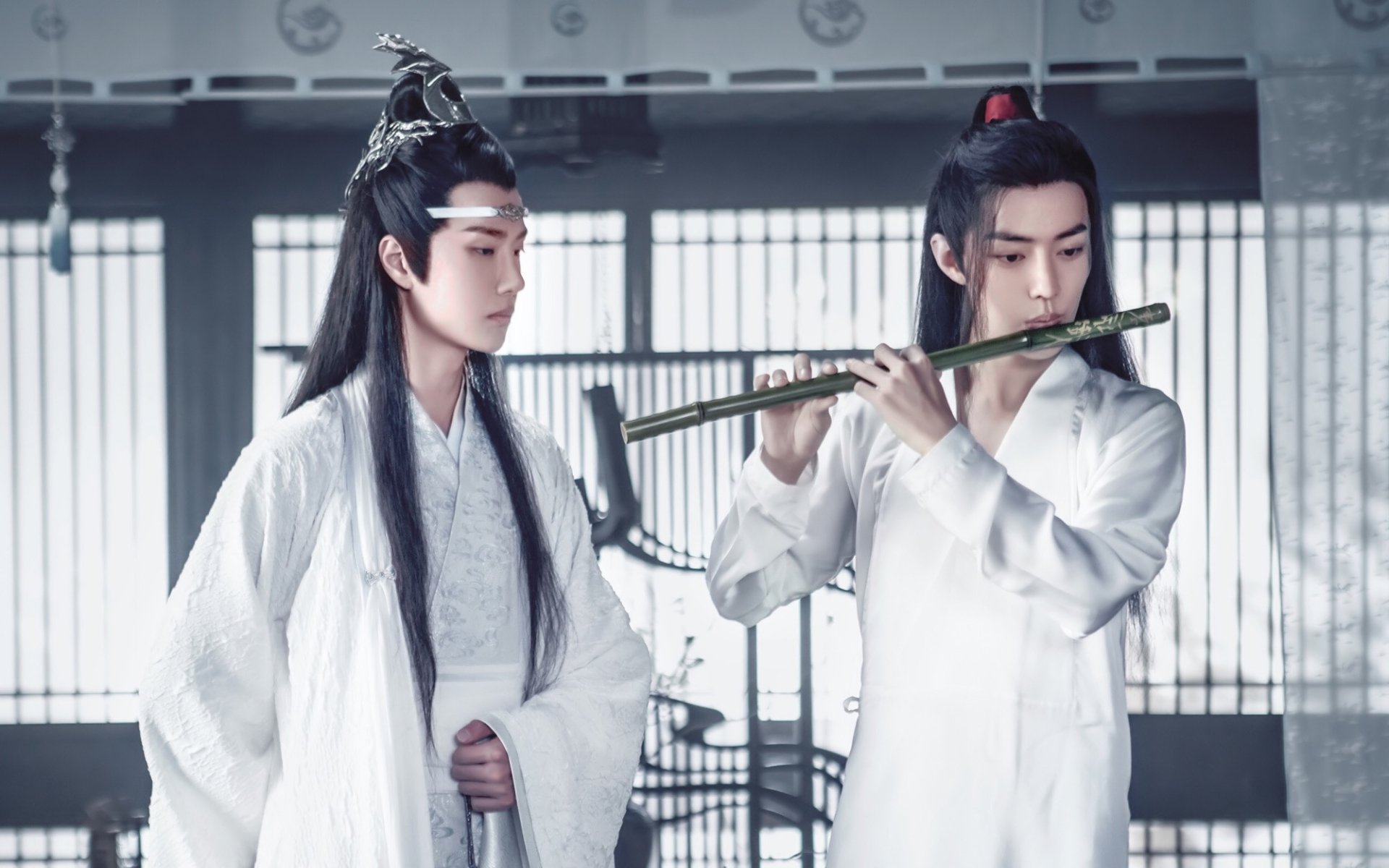 Download Wang Yibo Xiao Zhan Lan Wangji Wei Wuxian TV Show The Untamed HD Wallpaper