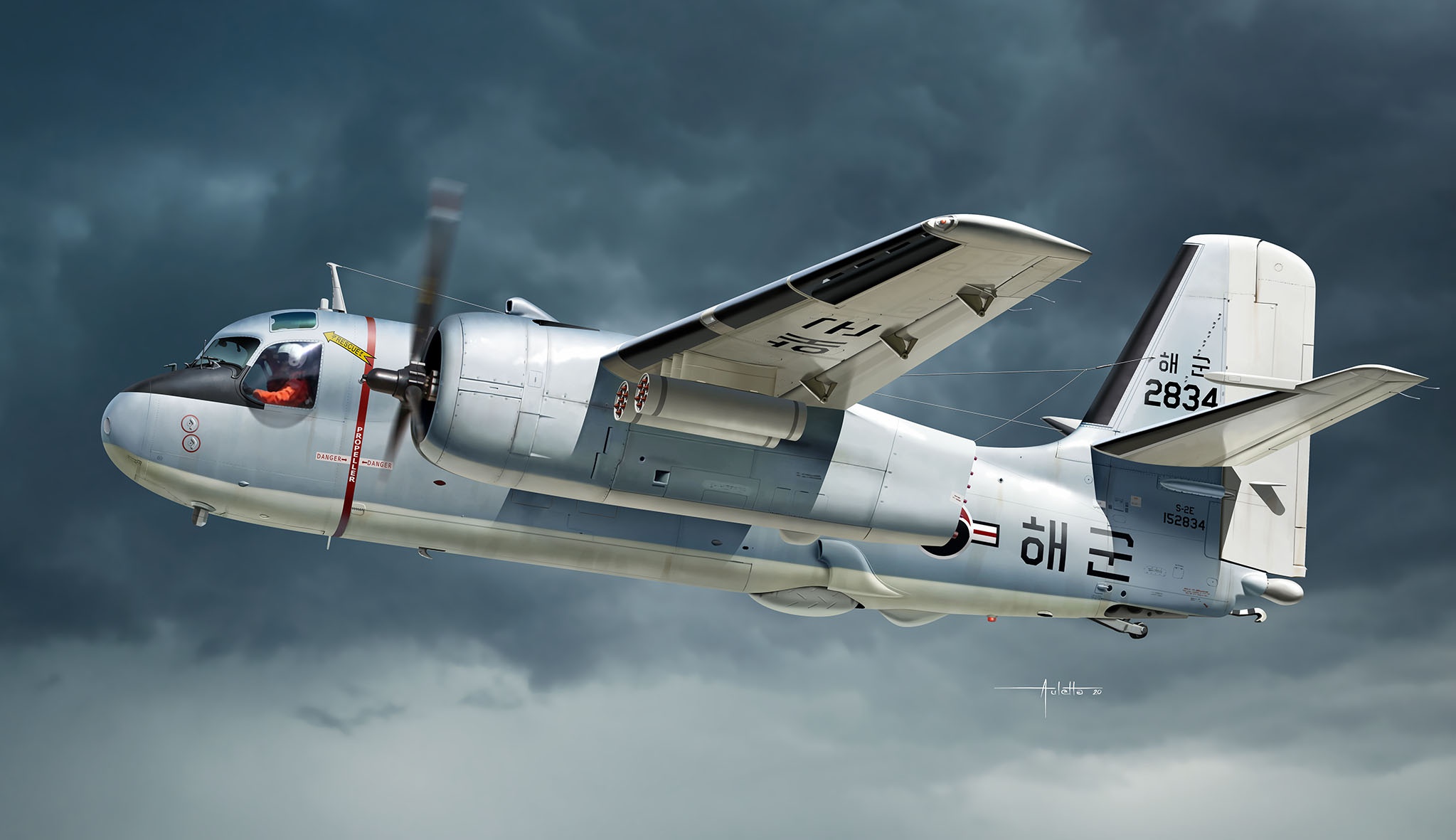 Grumman C-2 Greyhound HD Wallpaper