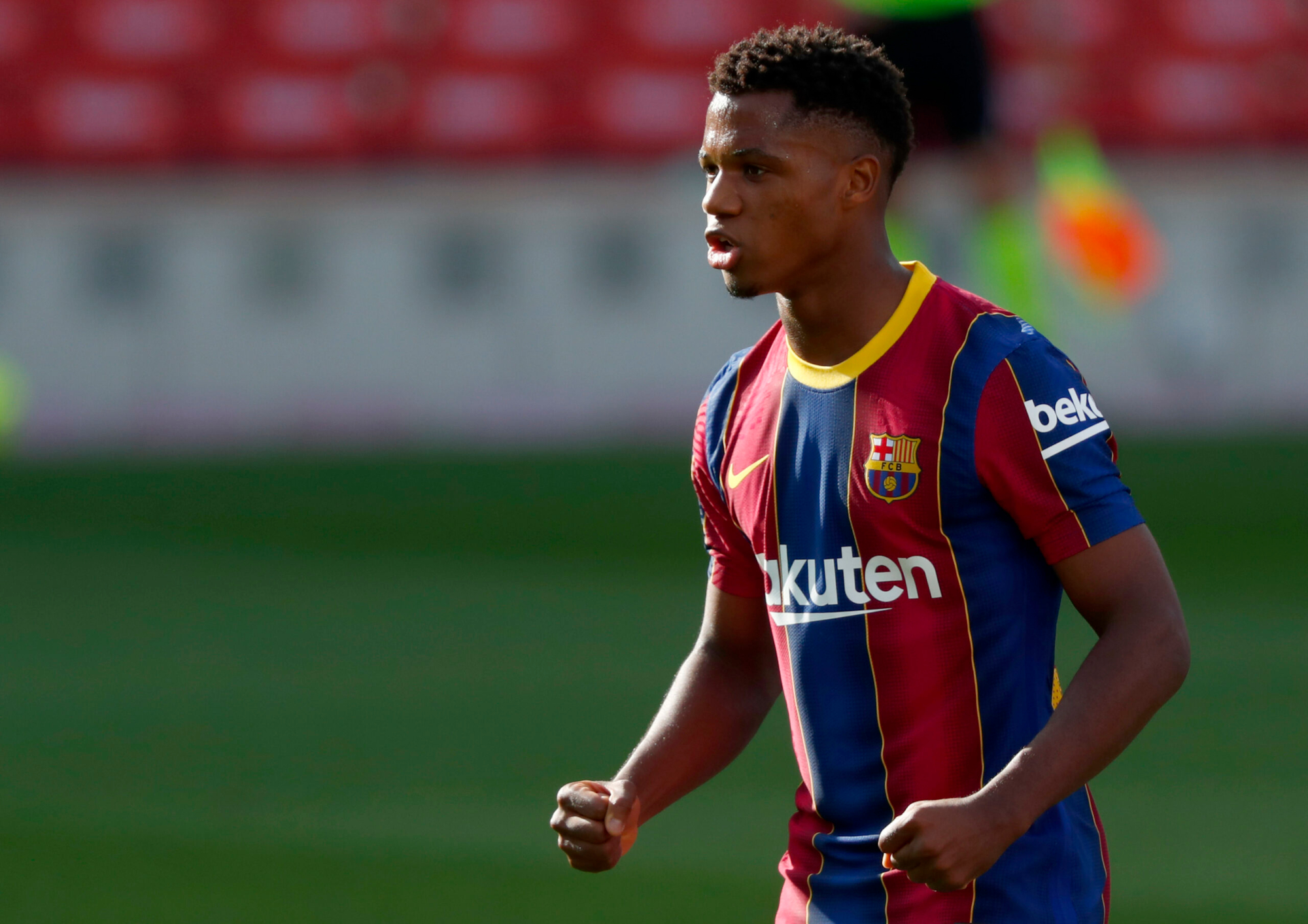 Download Spanish Soccer Ansu Fati Sports HD Wallpaper