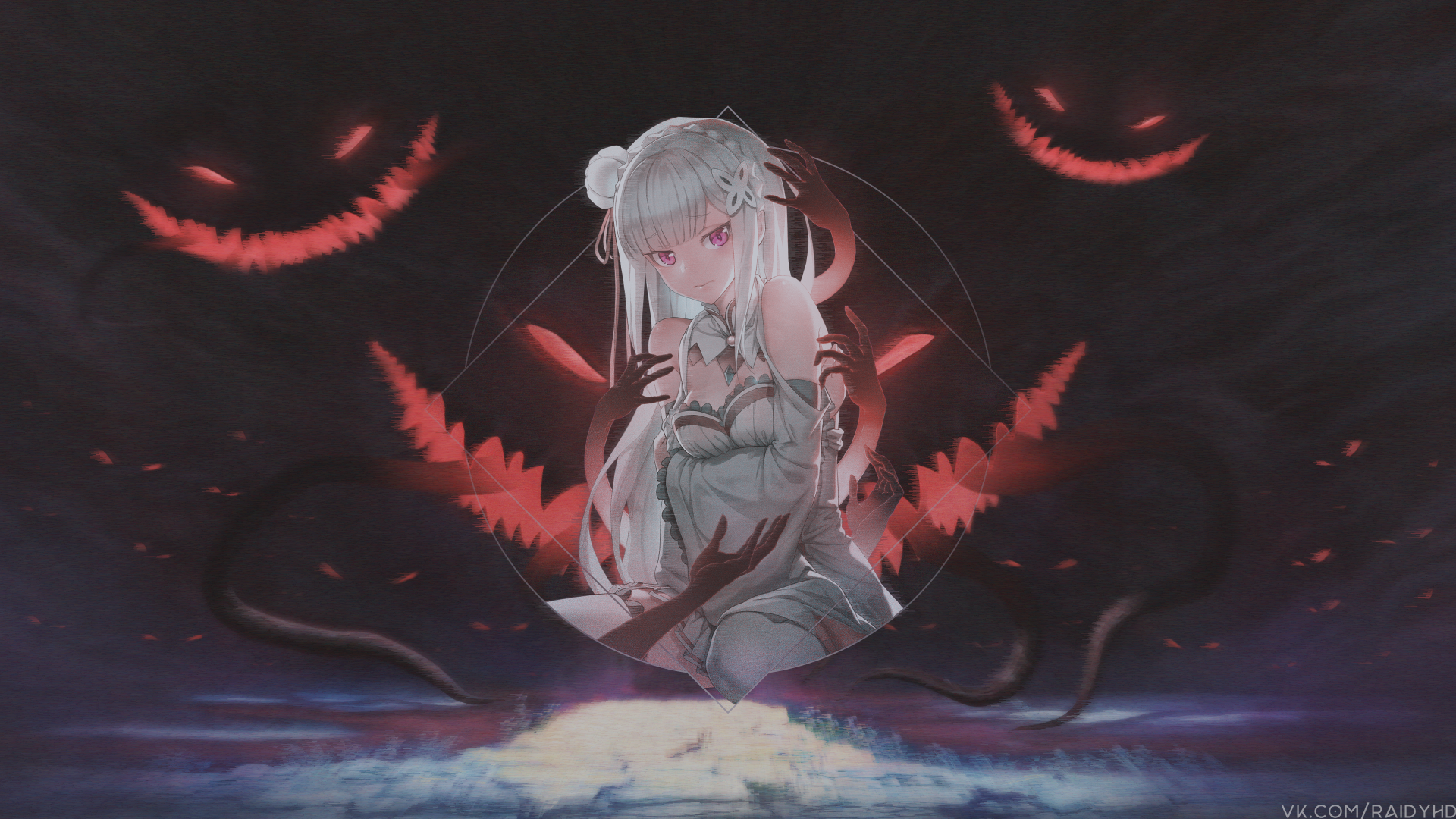 Emilia in Shadows – Re:Zero 4K Ultra HD Anime Wallpaper | 3840x2160 ...
