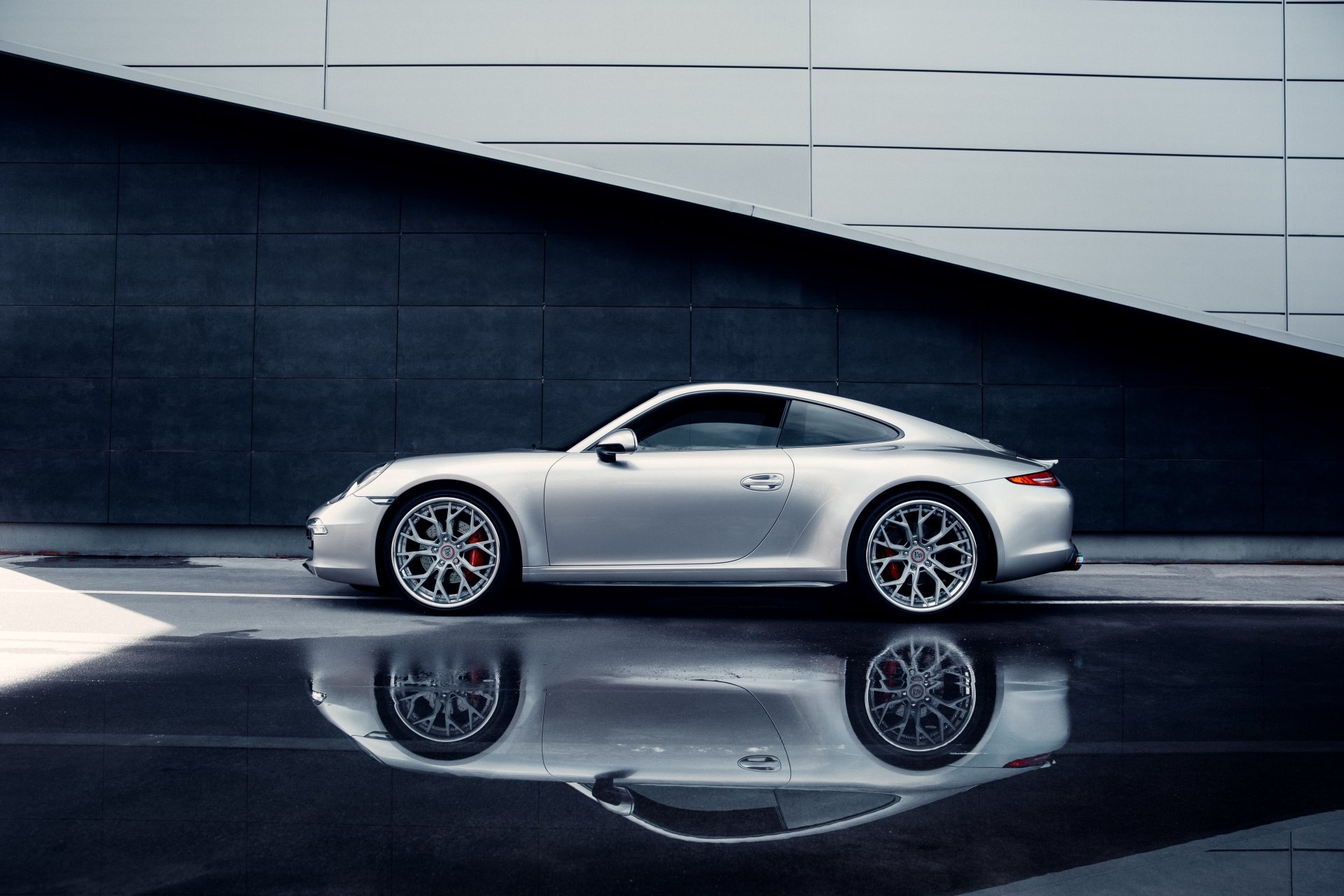 Download Reflection Silver Car Car Porsche 911 Porsche Vehicle Porsche ...