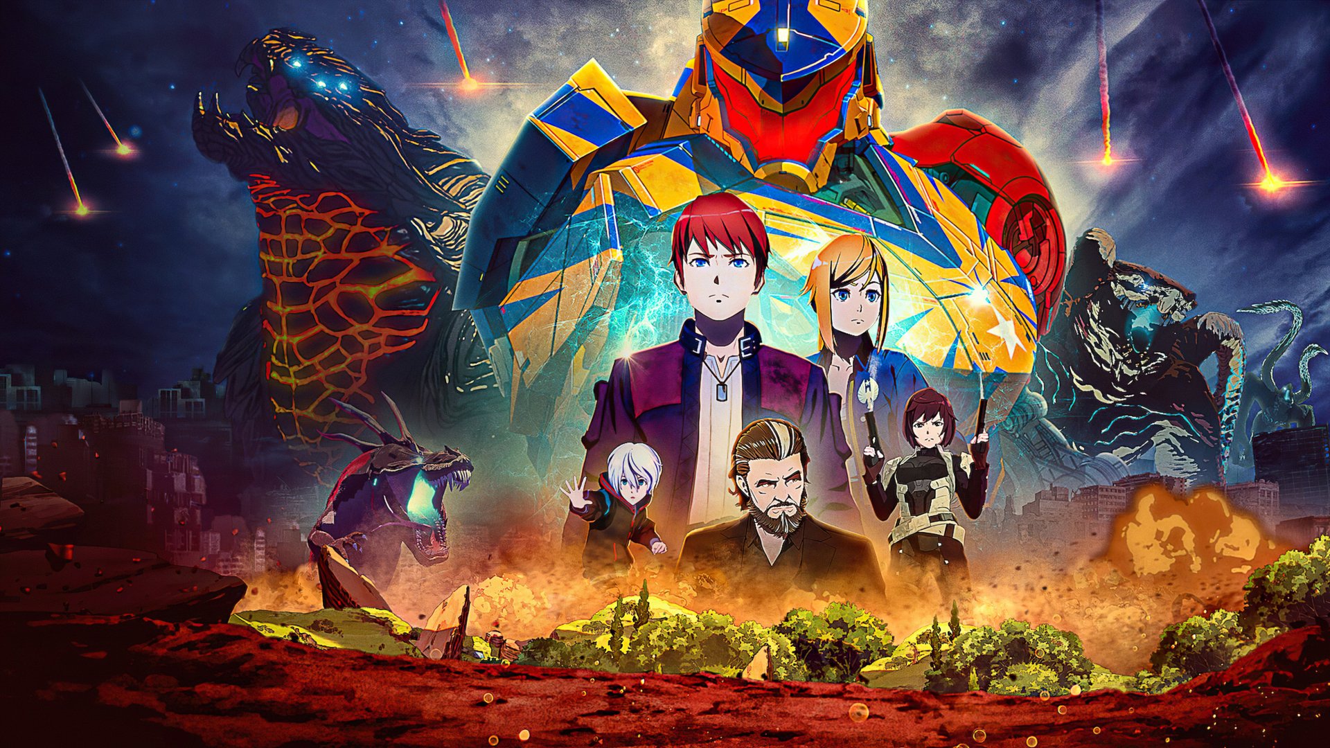 Download Anime Pacific Rim The Black 4k Ultra HD Wallpaper 4000x2250