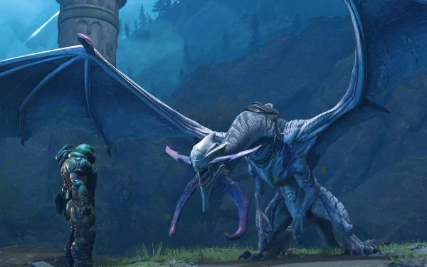 DOOM Eternal Warrior 4K Ultra HD Wallpaper by ExCharny