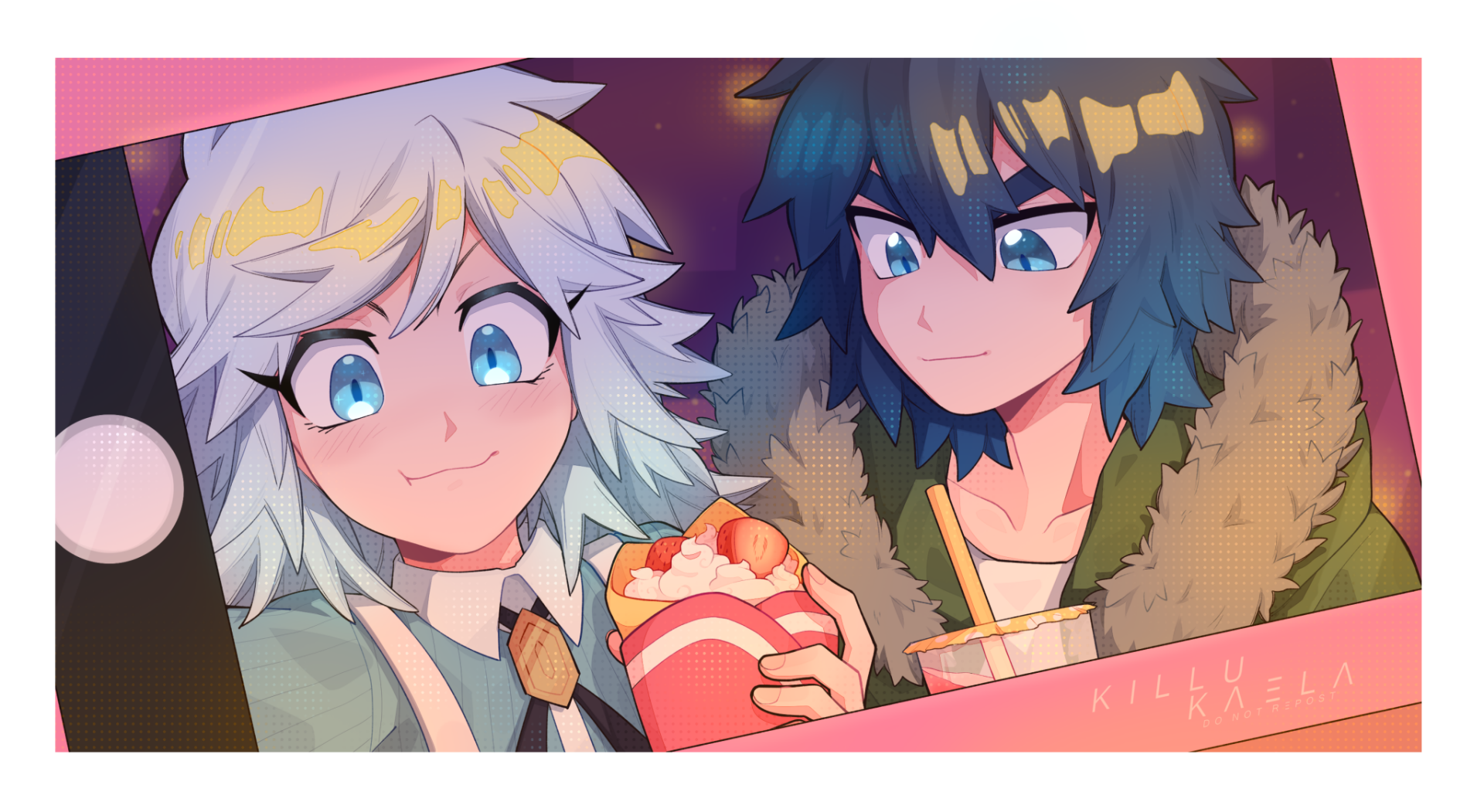 Download Akira (Kemono Jihen) Ice Cream Drink Blue Eyes Twins Anime ...