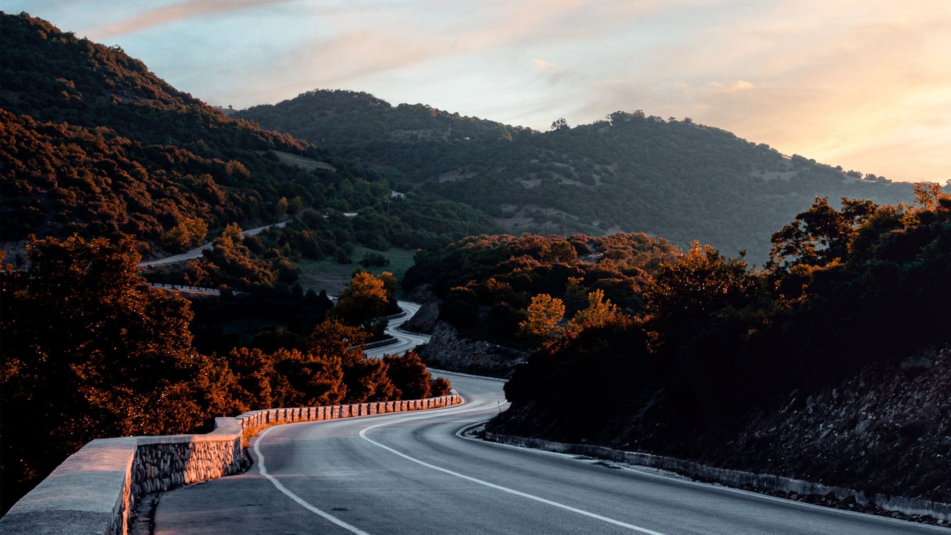 Download Mountain Landscape Man Made Road HD Wallpaper | 2560x1440 ...