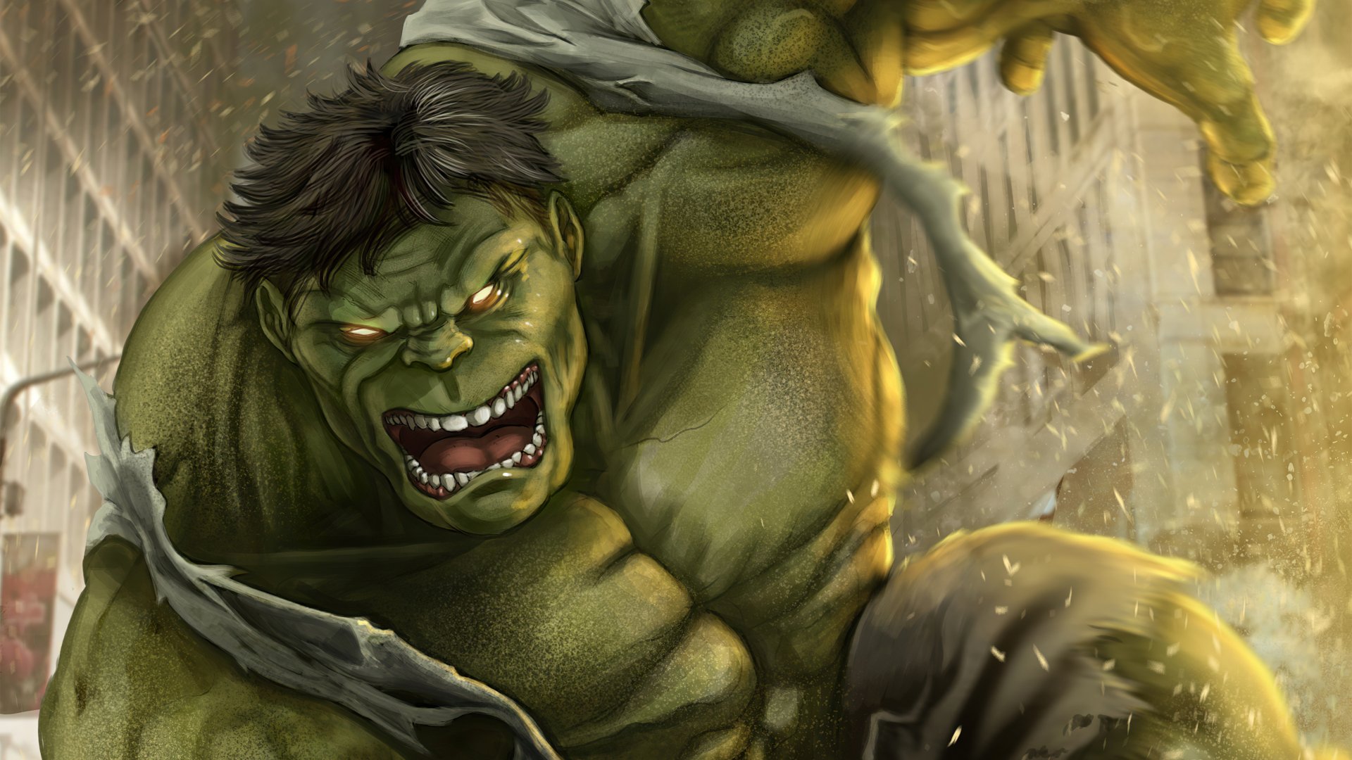 Download Comic Hulk HD Wallpaper by REW