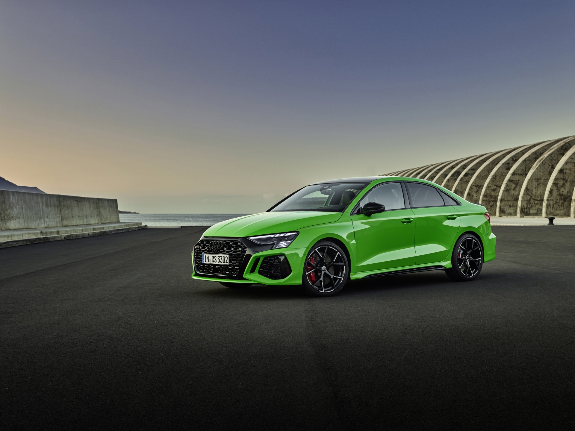 Download Vehicle Audi RS3 Sedan 8k Ultra HD Wallpaper