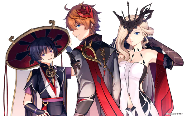 La Signora in 4K Ultra HD - Genshin Impact Wallpaper by ZeroTabi