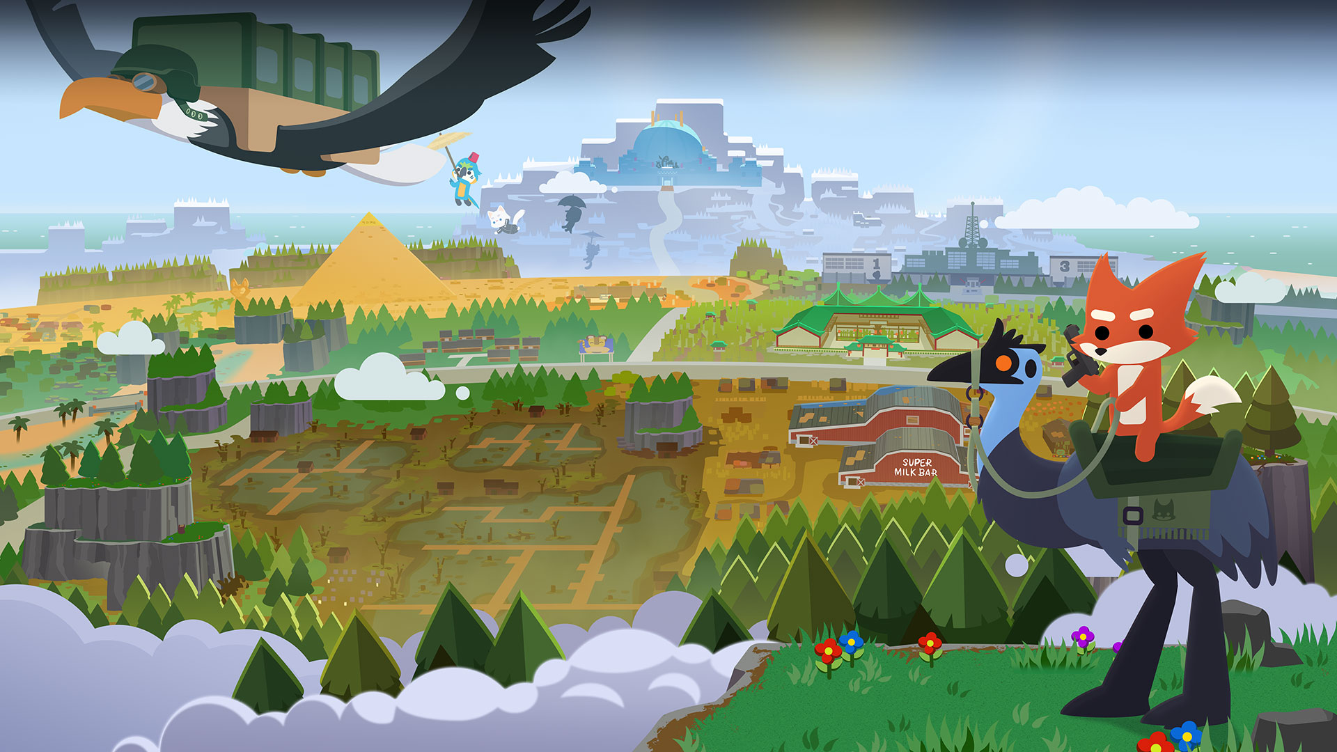 Download Video Game Super Animal Royale HD Wallpaper