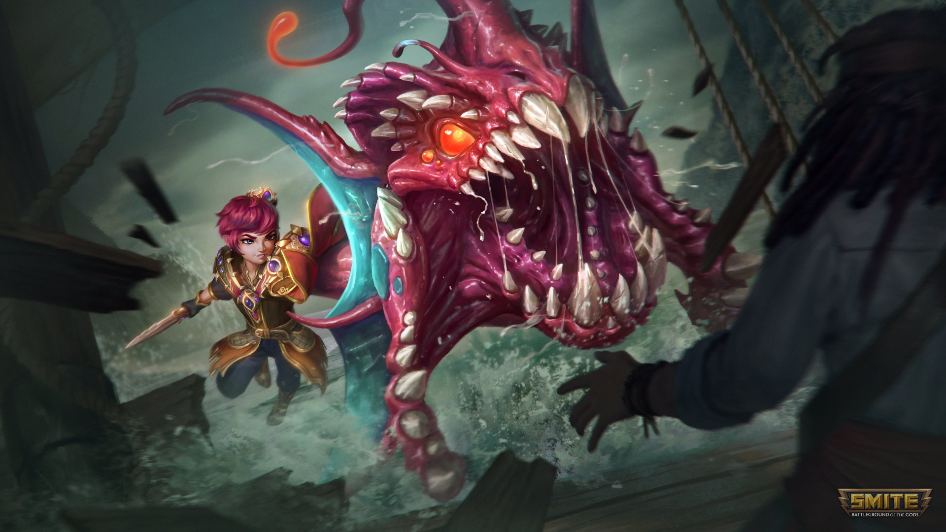 Download Charybdis (Smite) Video Game Smite 4k Ultra HD Wallpaper