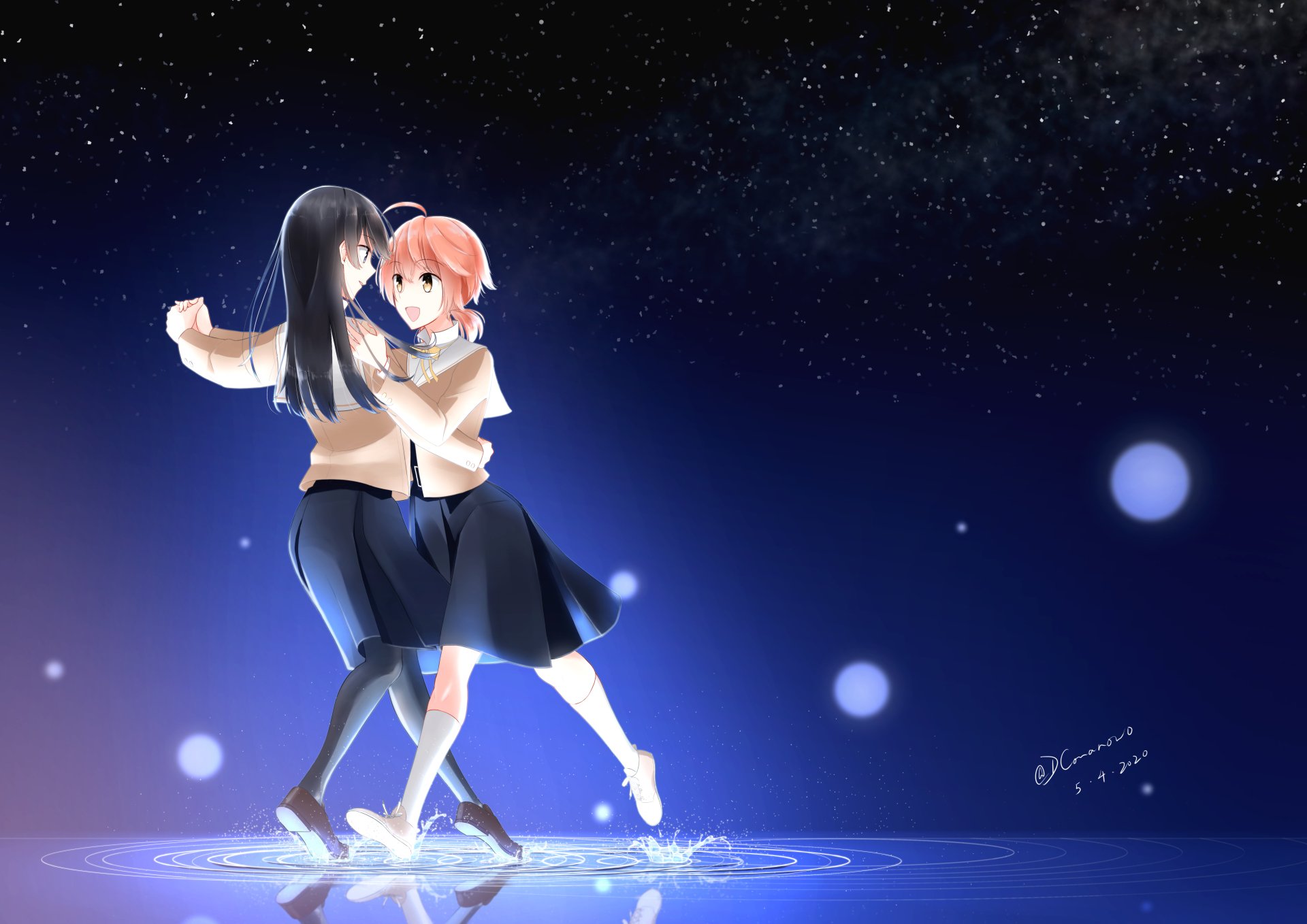 Bloom into You: Touko Nanami & Yuu Koito 4K Ultra HD Anime Wallpaper