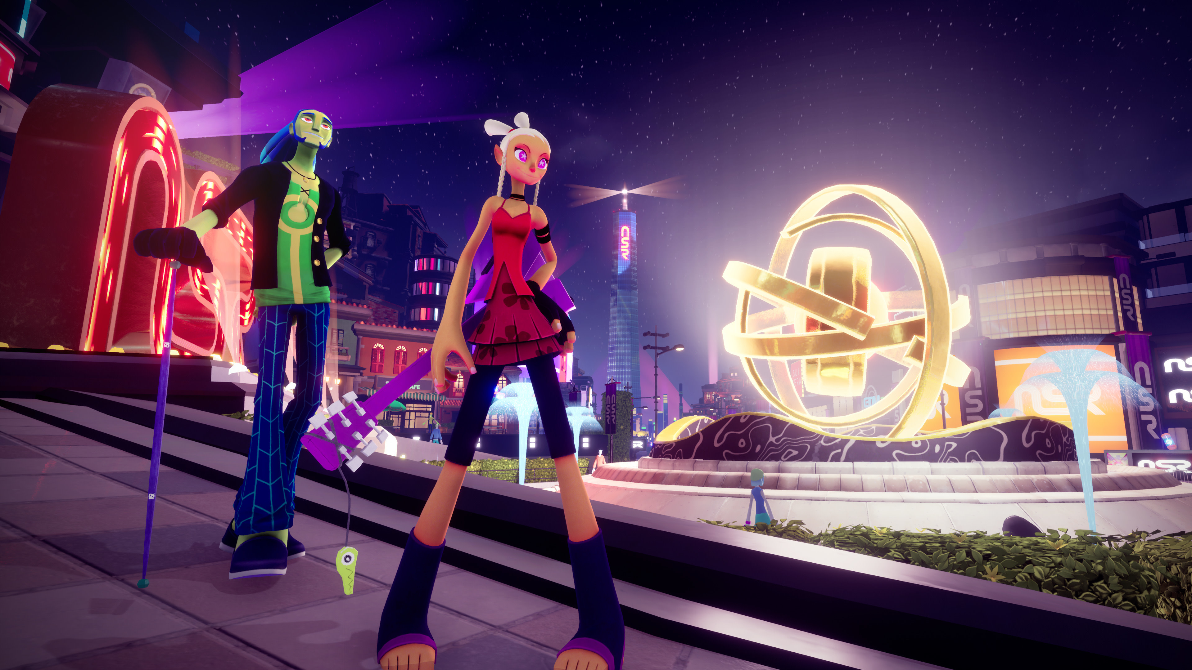 Download Video Game No Straight Roads 4k Ultra HD Wallpaper