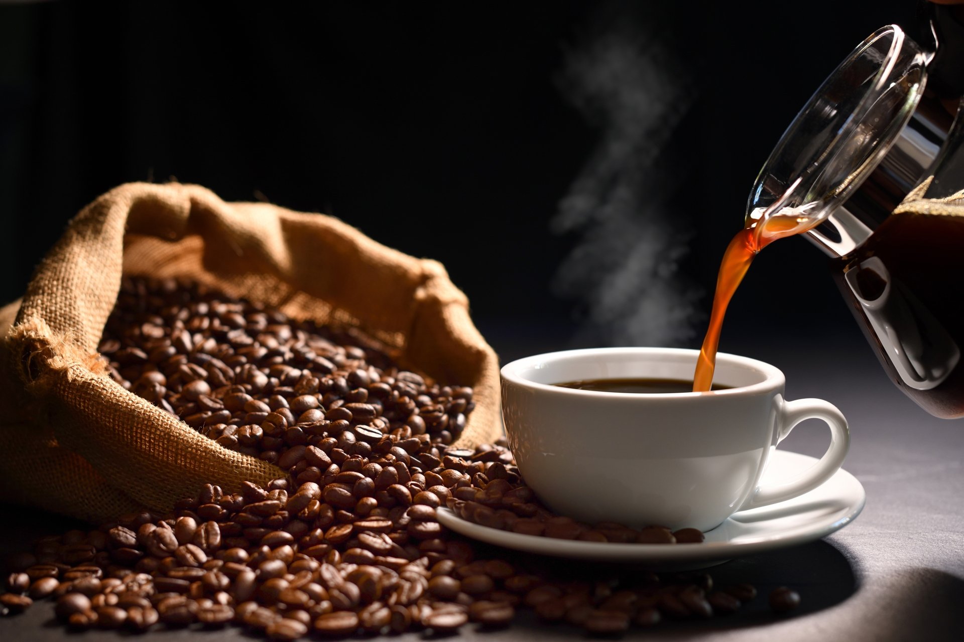 Download Coffee Beans Drink Cup Food Coffee 8k Ultra HD Wallpaper