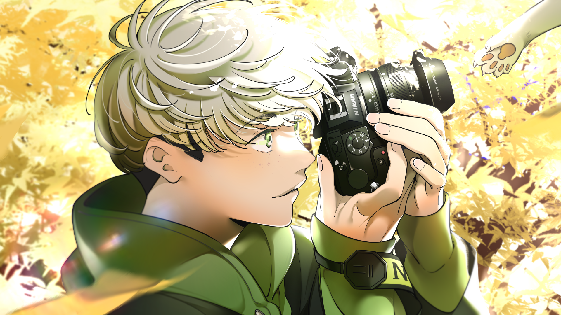 Download Camera Anime Boy Anime Boy 4k Ultra HD Wallpaper
