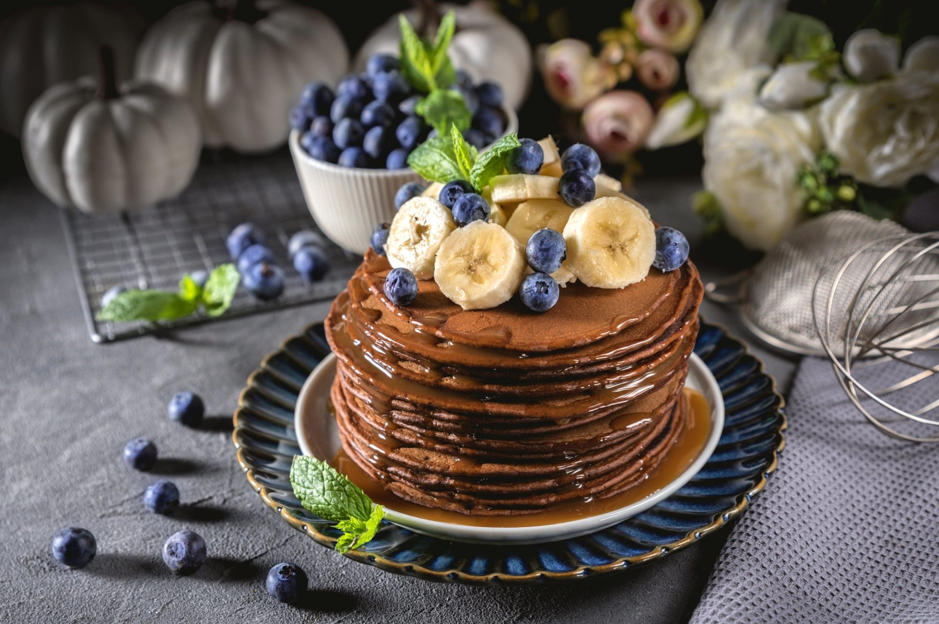 Download Breakfast Food Pancake HD Wallpaper | 2000x1330 | Wallpaper Abyss