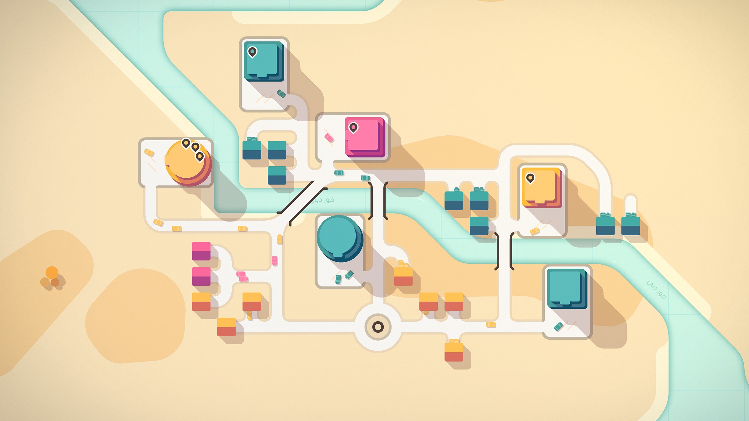 Video Game Mini Motorways 4k Ultra HD Wallpaper