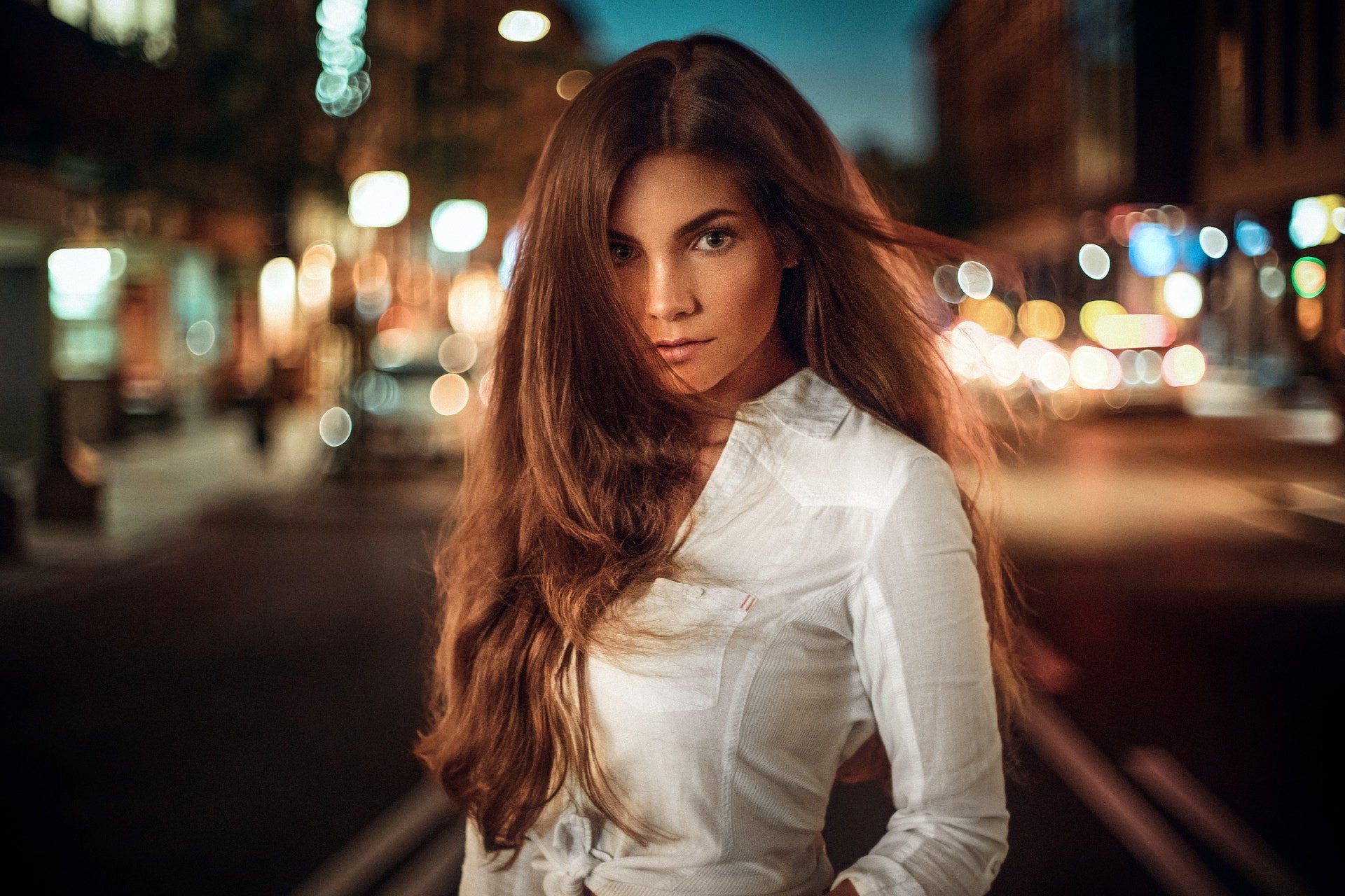 Download Sophie Breidenstein Long Hair Redhead Woman Model Hd Wallpaper