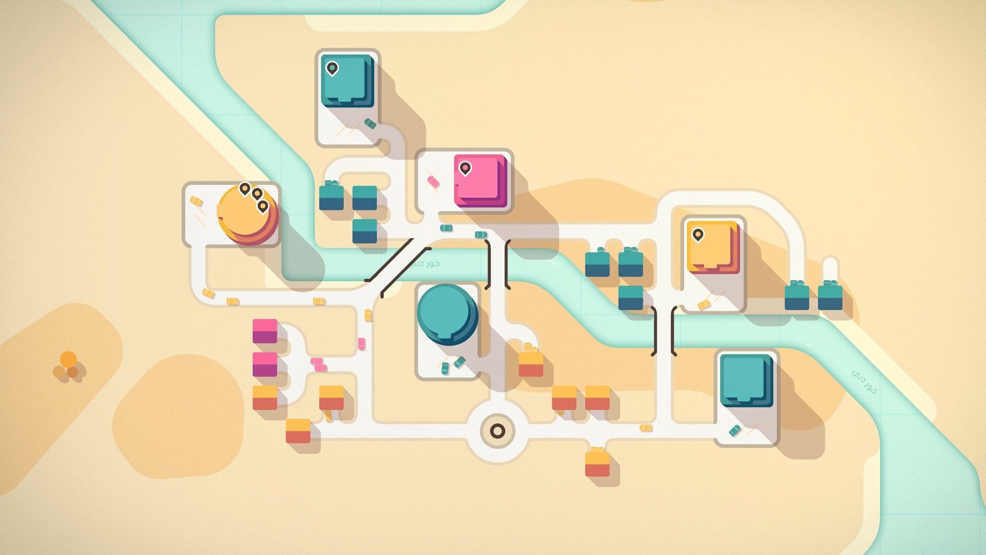 Download Video Game Mini Motorways HD Wallpaper