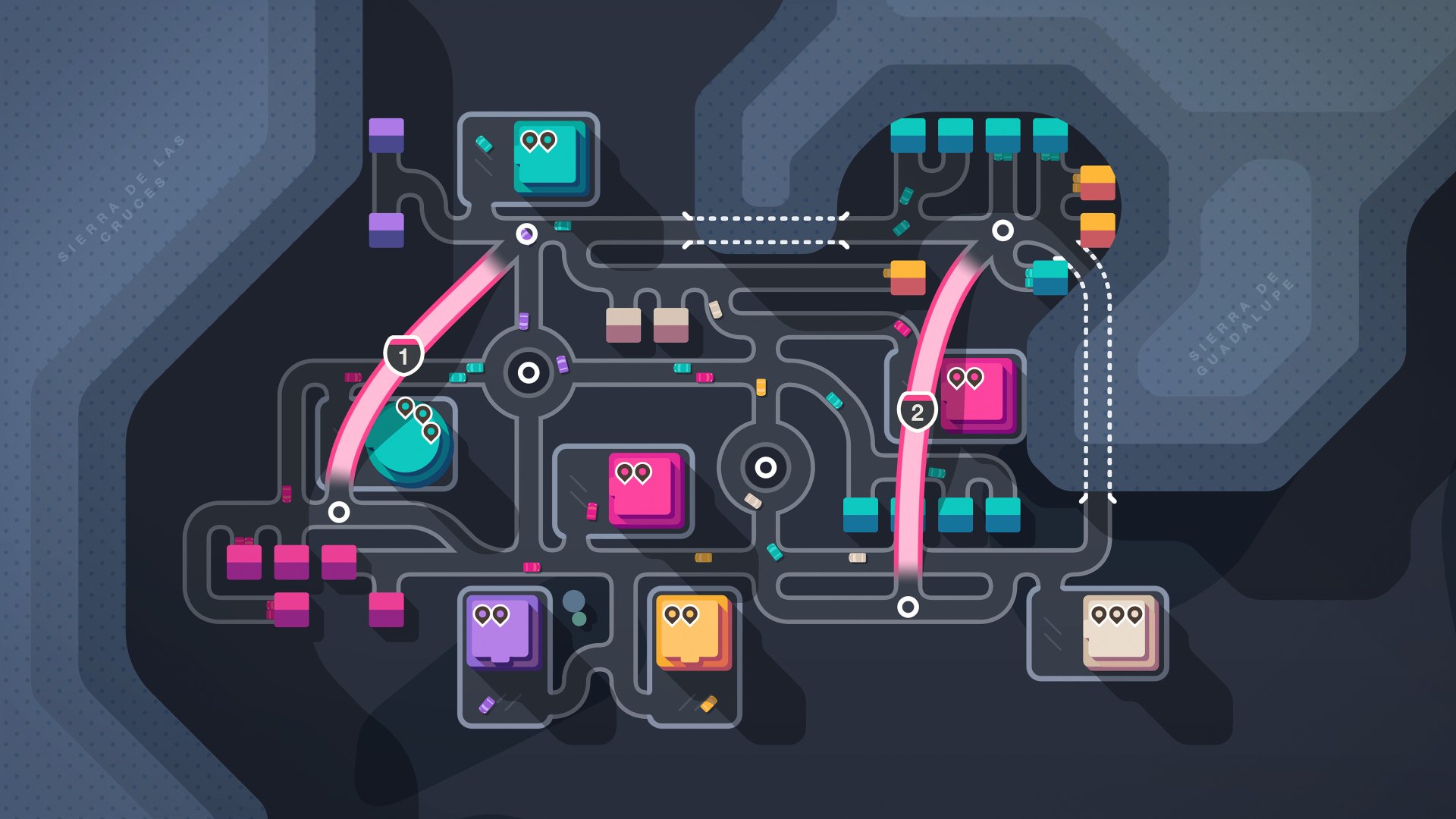 Download Video Game Mini Motorways 4k Ultra HD Wallpaper