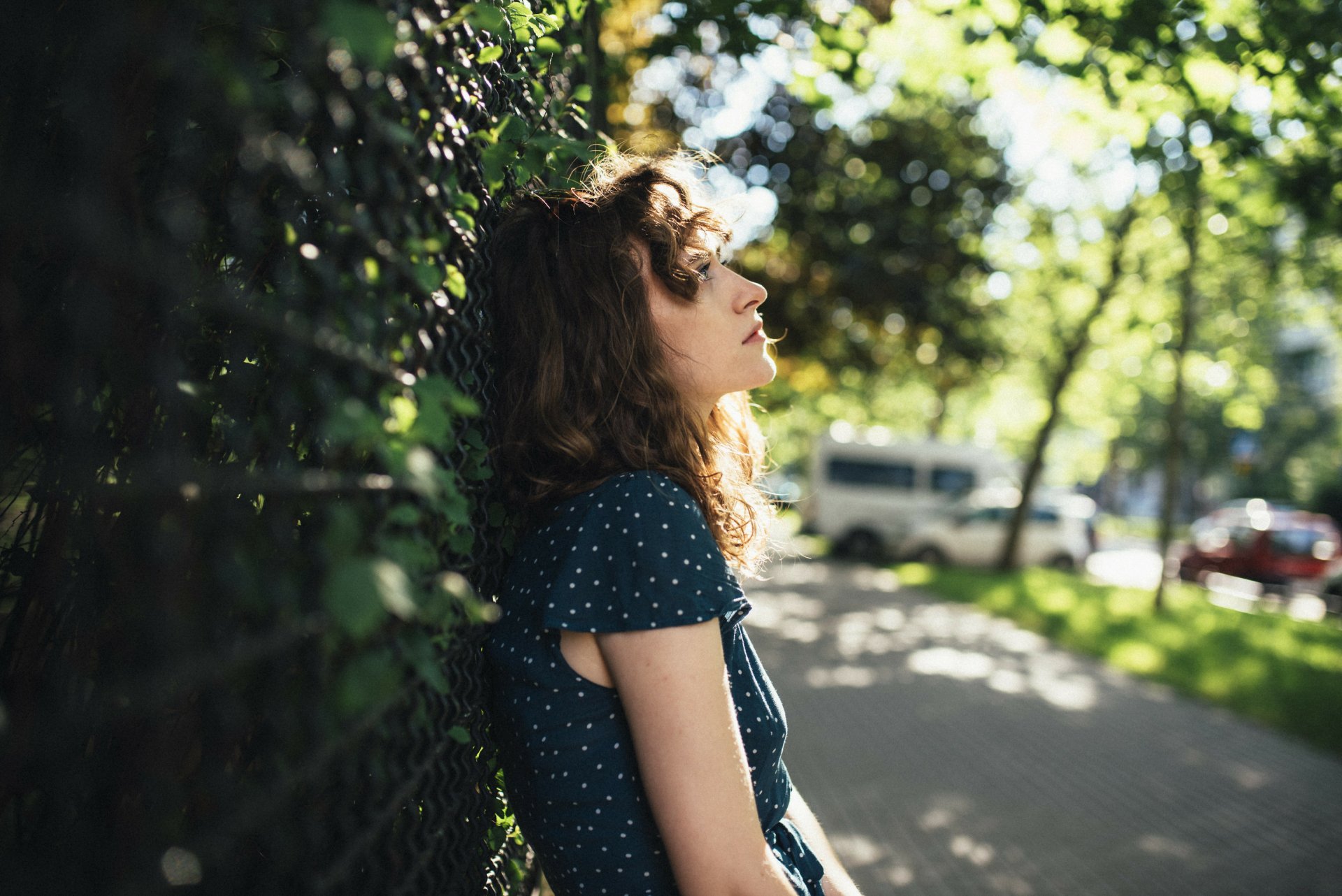 Download Bokeh Portrait Woman Model HD Wallpaper by Erik Witsoe