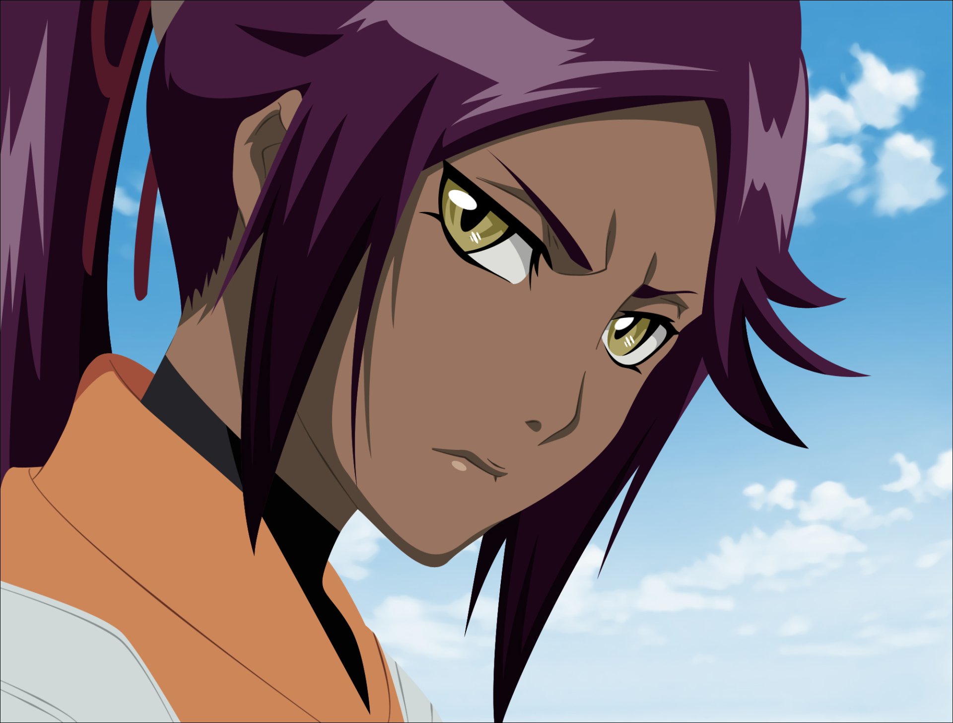 Download Yoruichi Shihôin Anime Bleach HD Wallpaper