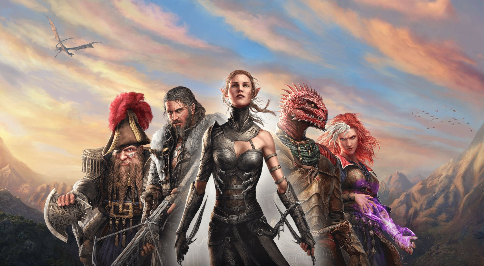 Divinity Original Sin II Epic Characters HD Wallpaper