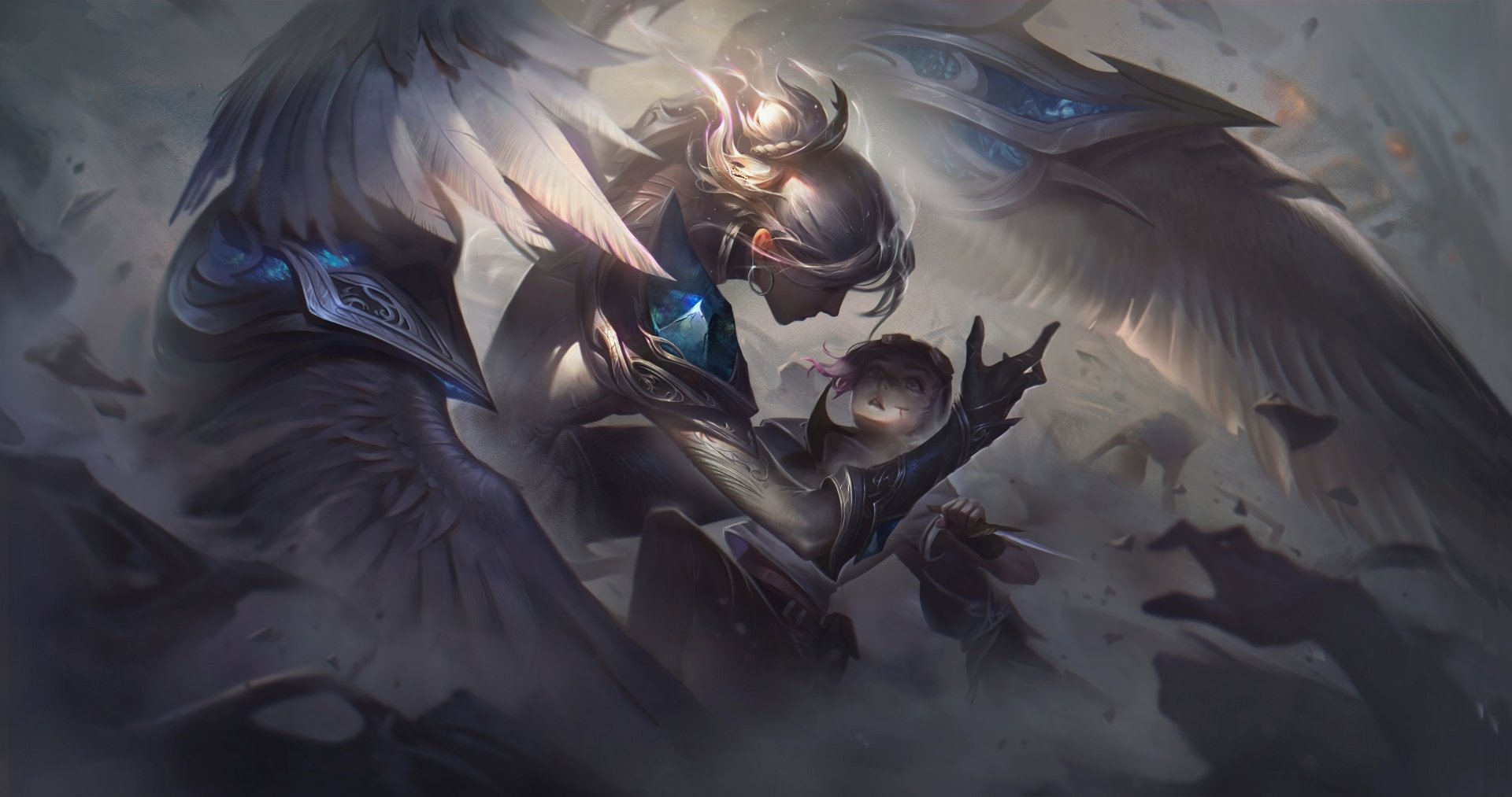 Celestial Guardian — League of Legends 4K Angel Wallpaper | 5120x2701 ...