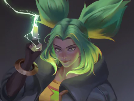 Zeri (League Of Legends) - Desktop Wallpapers, Phone Wallpaper, PFP ...