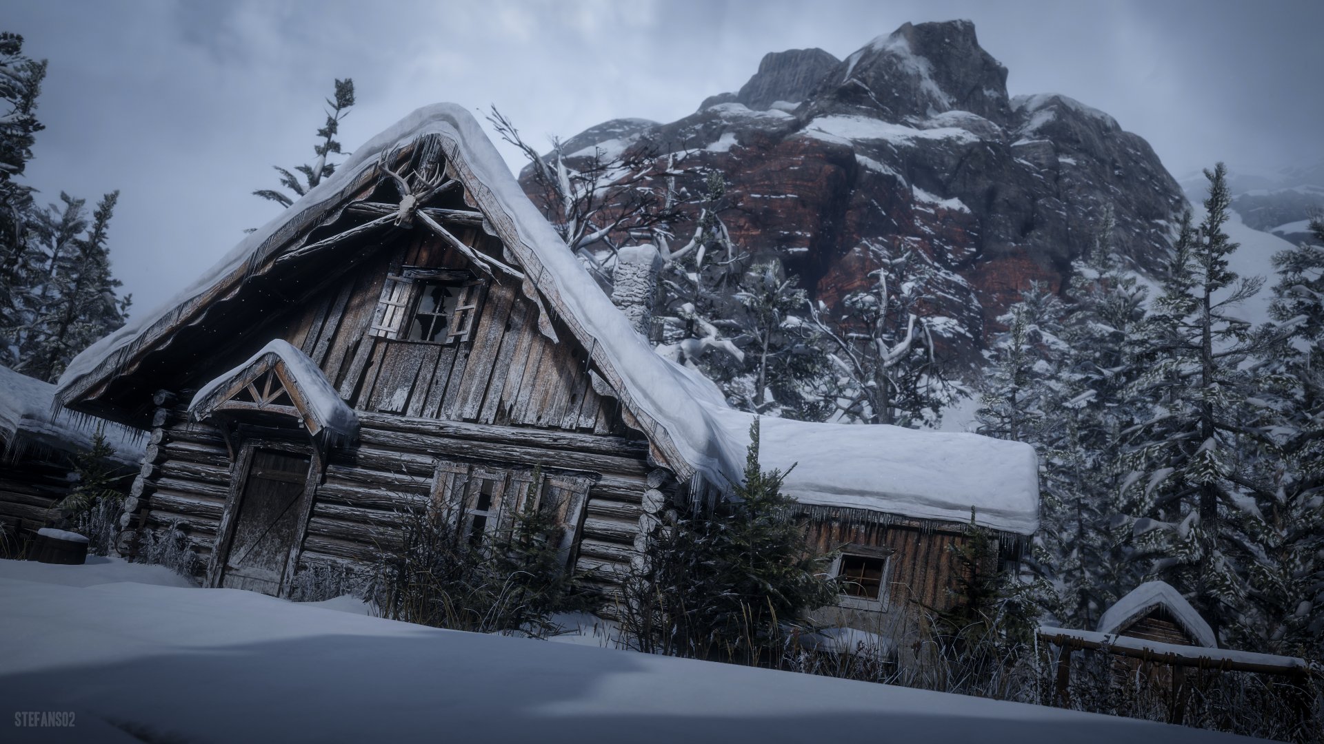 Red Dead Redemption 2 / Winter Home by StefanS02