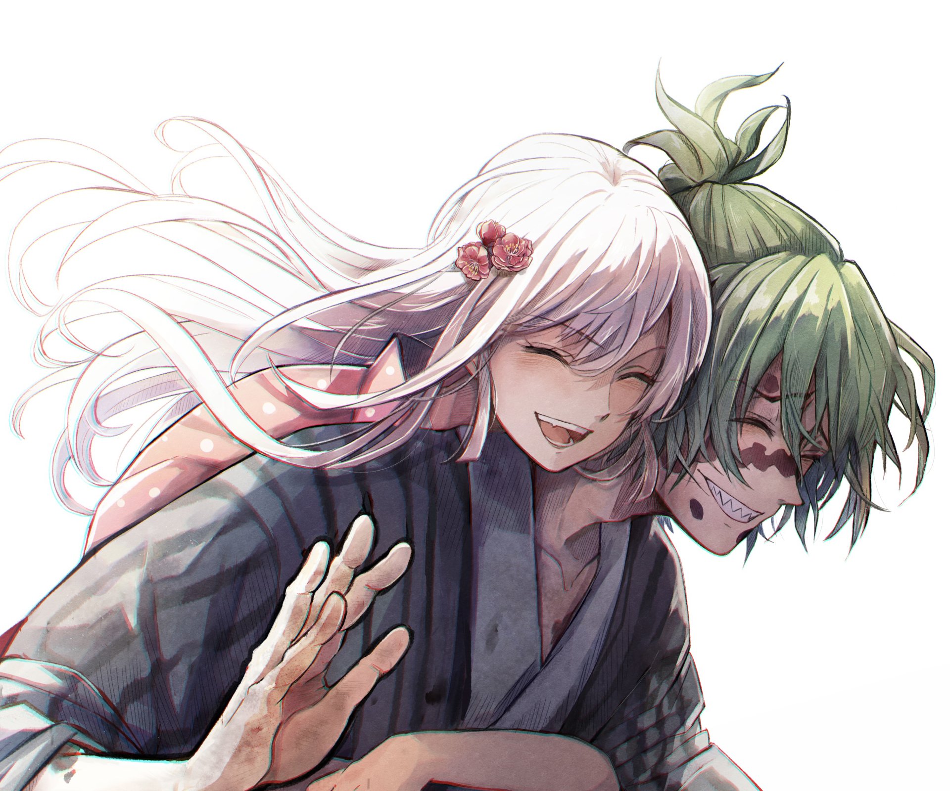 Download Gyutaro (Demon Slayer) Daki (Demon Slayer) Anime Demon Slayer ...