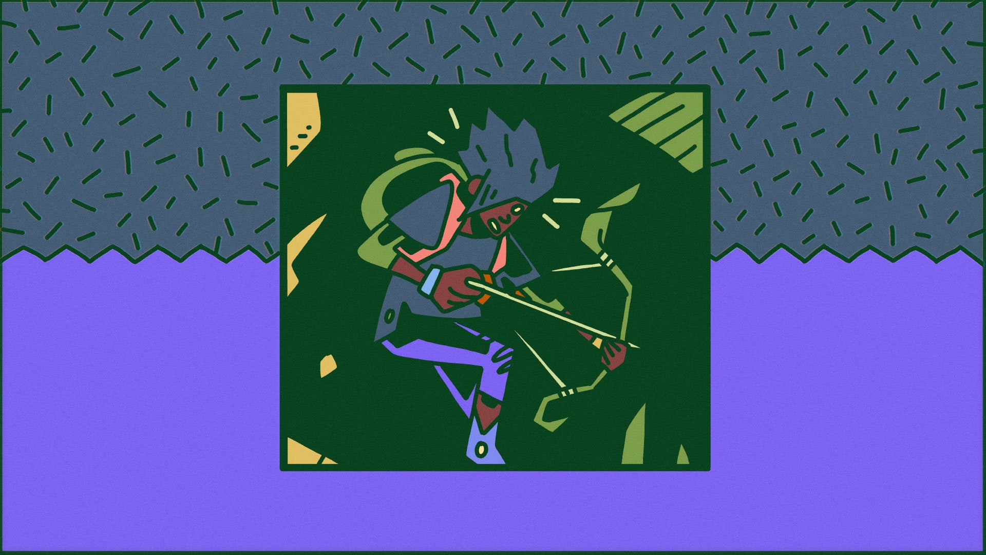 Abstract Grounded Warrior HD Wallpaper