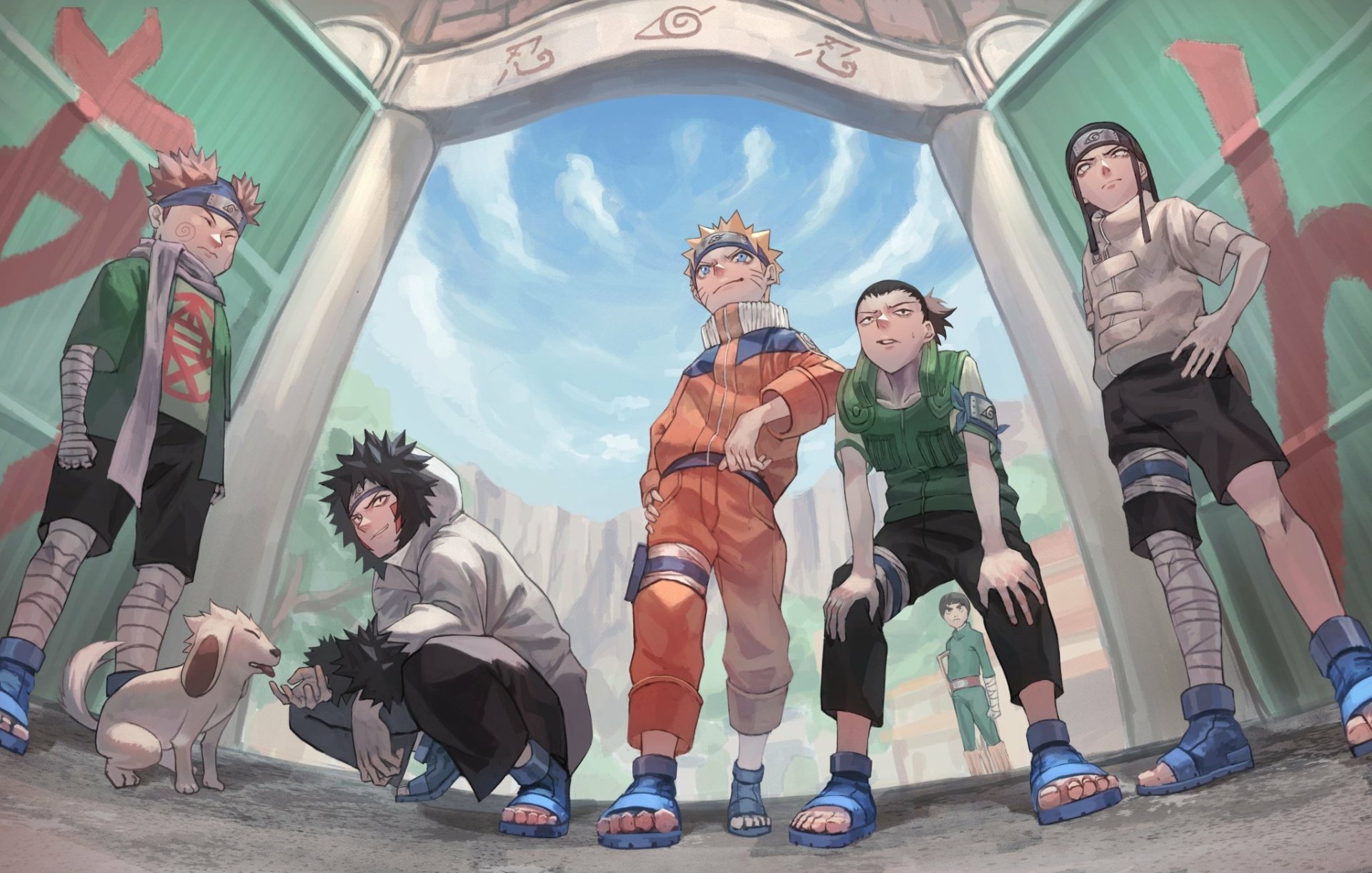 Naruto & Friends Unite: Epic HD Anime Wallpaper Featuring Legendary ...