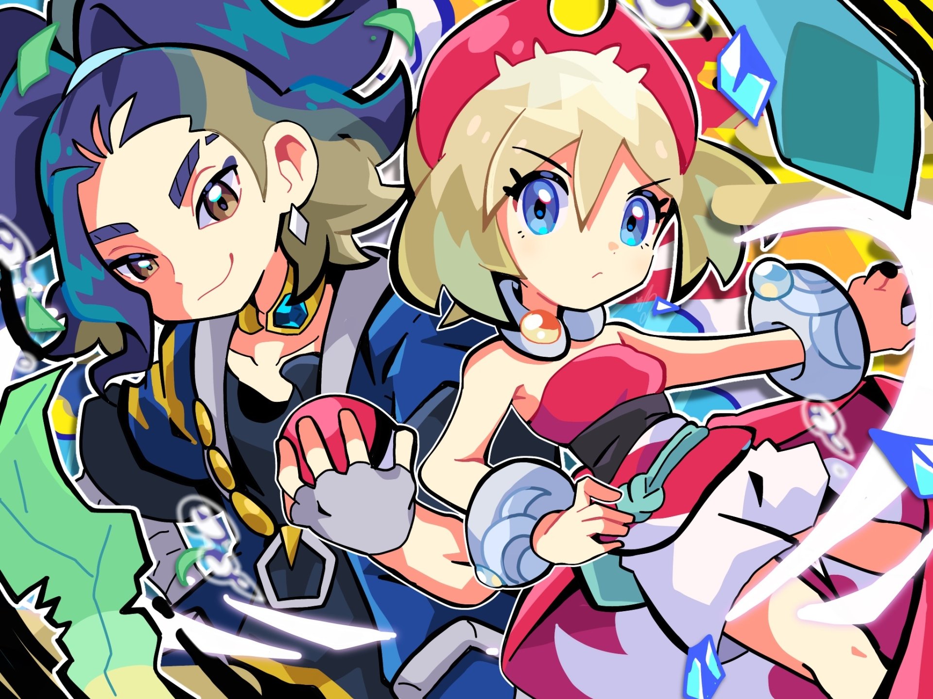 Download Adaman (Pokémon) Elio (Pokémon) Video Game Pokémon Legends ...