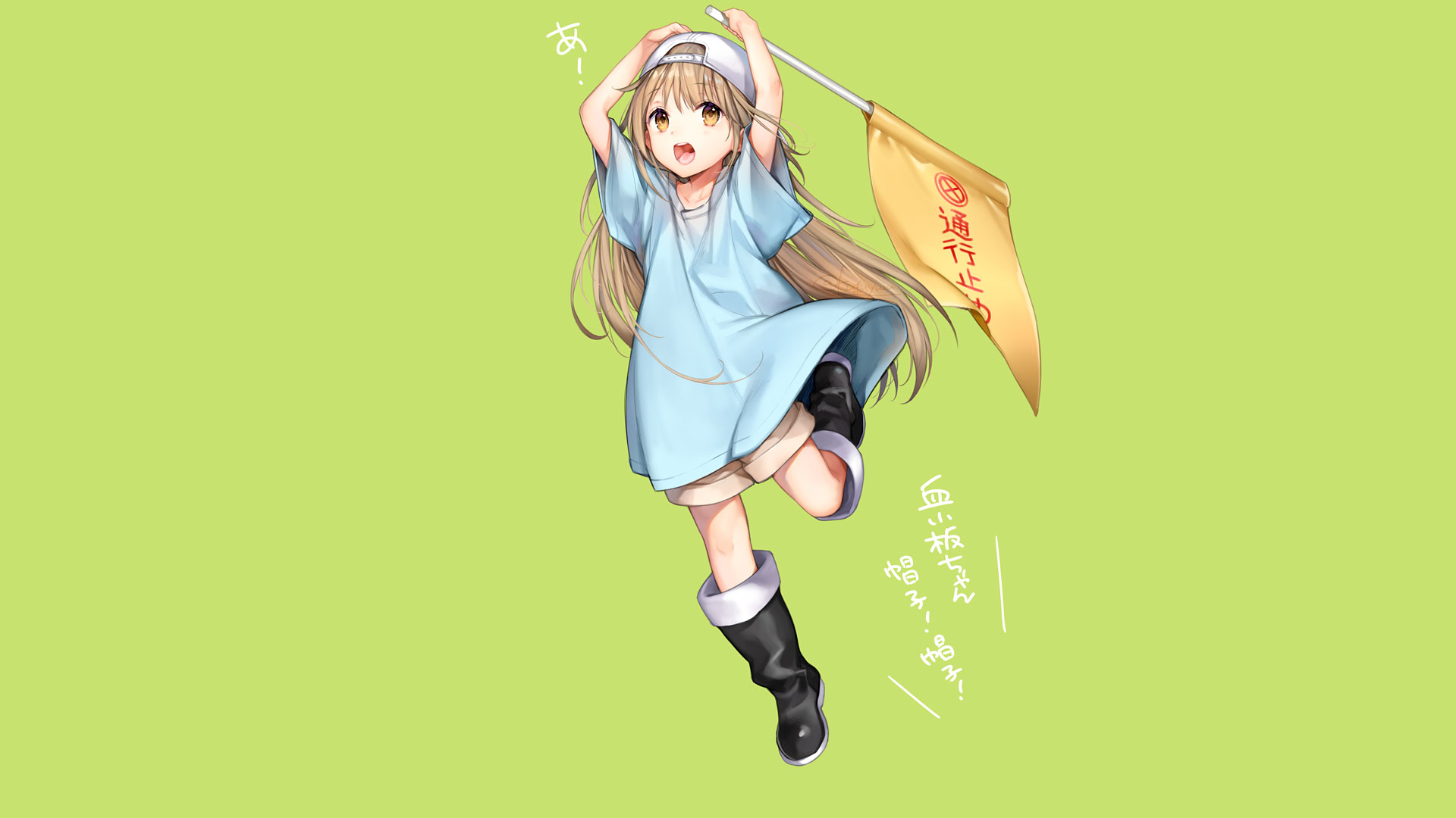 Download Platelet (Cells At Work!) Anime Cells At Work! HD Wallpaper by ...