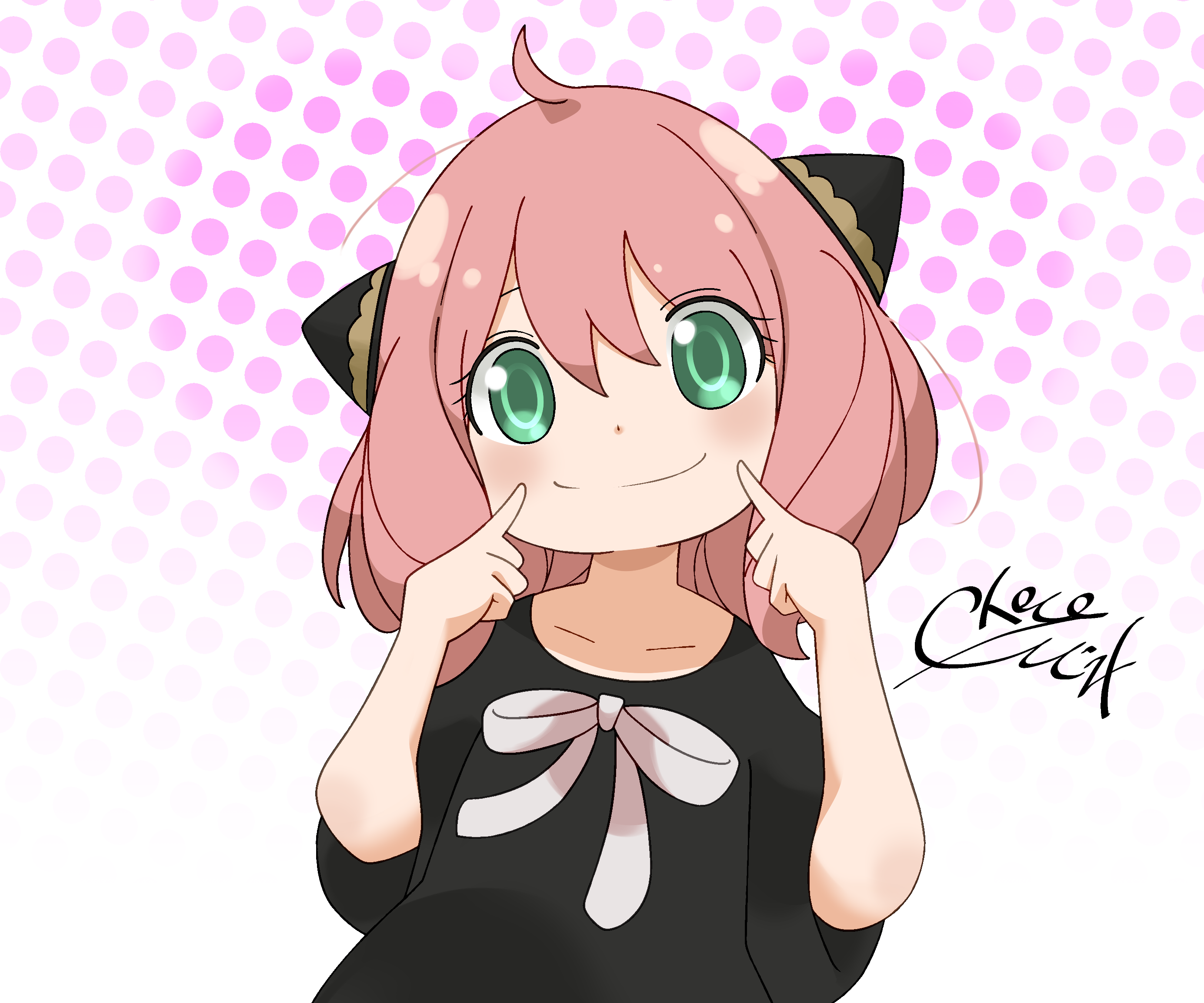 Anya Forger HD Anime Wallpaper | Spy x Family Cutie Charm by TOMAYTOH