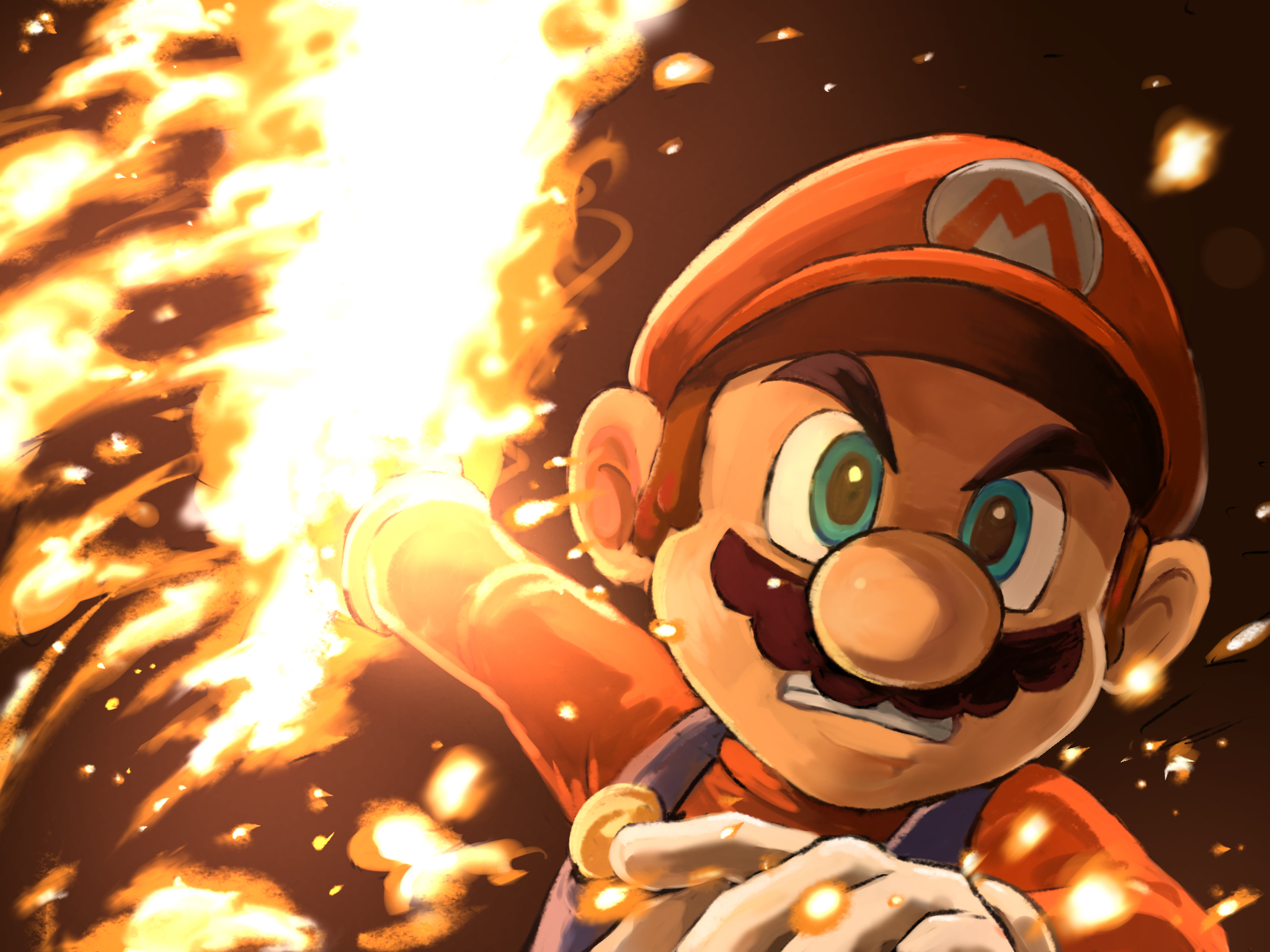 Orange Mario Mushroom Wallpaper Mushroom (Mario) 1080P, 2K, 4K, 5K HD