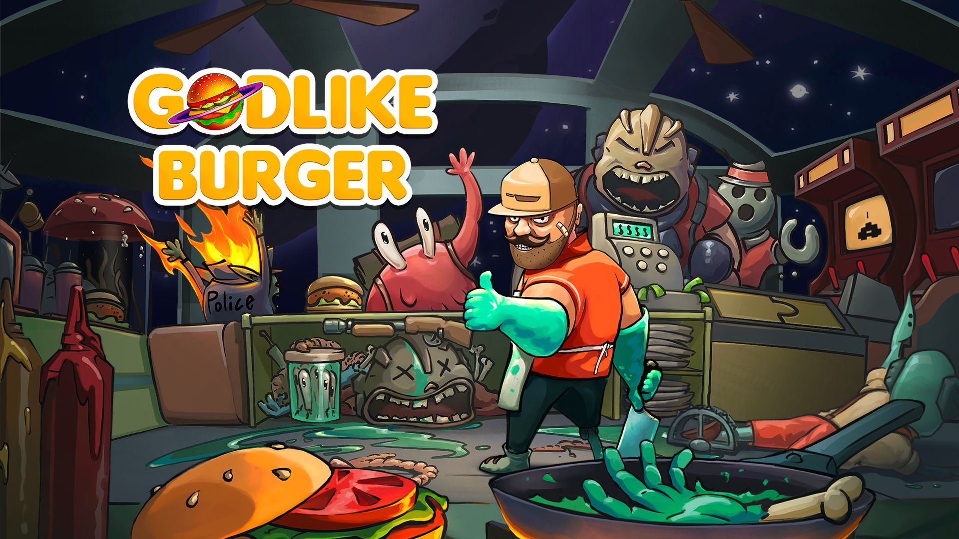 Godlike Burger HD Wallpaper | Background Image | 1920x1080
