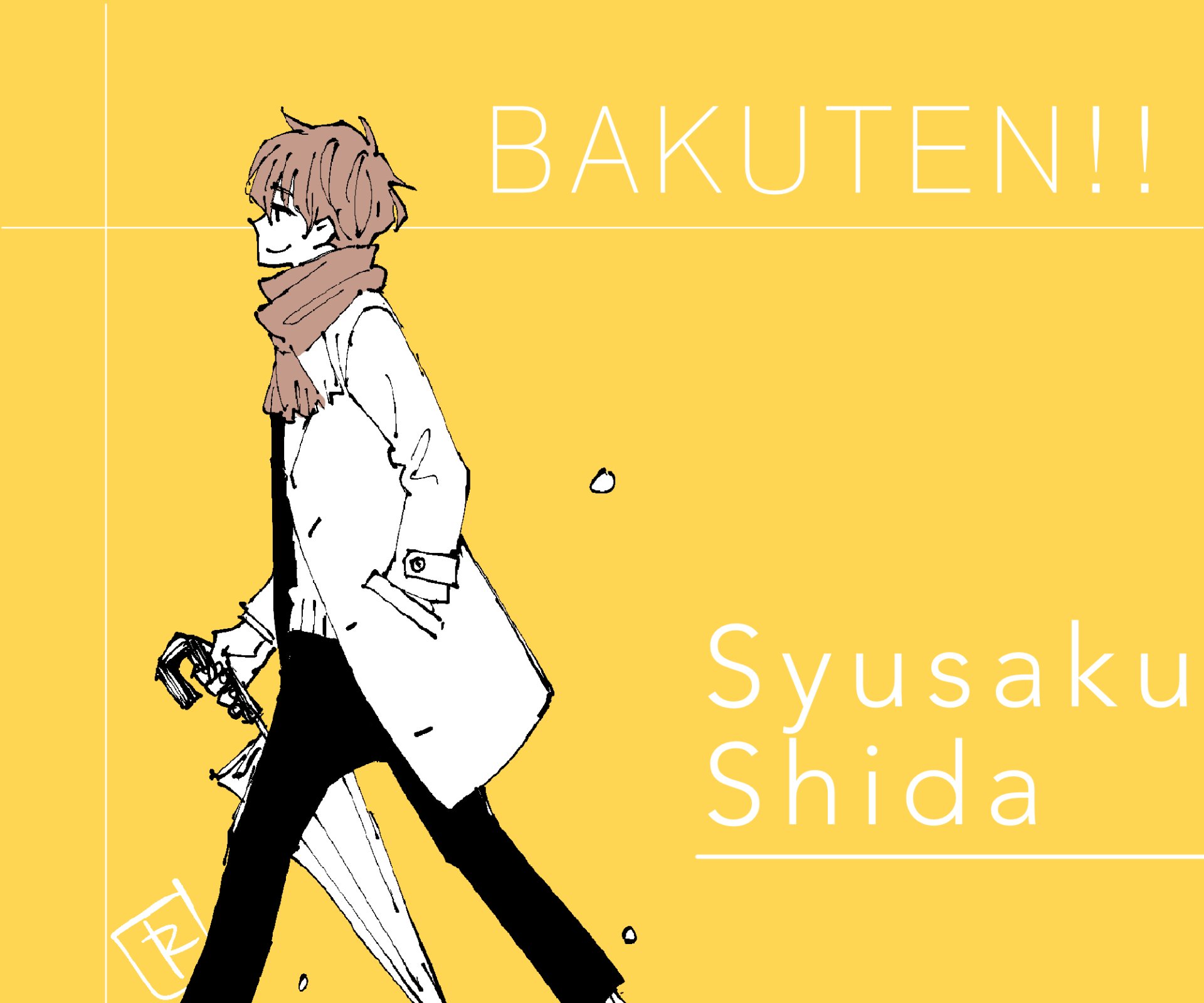 Download Shusaku Shida Anime Bakuten!! HD Wallpaper