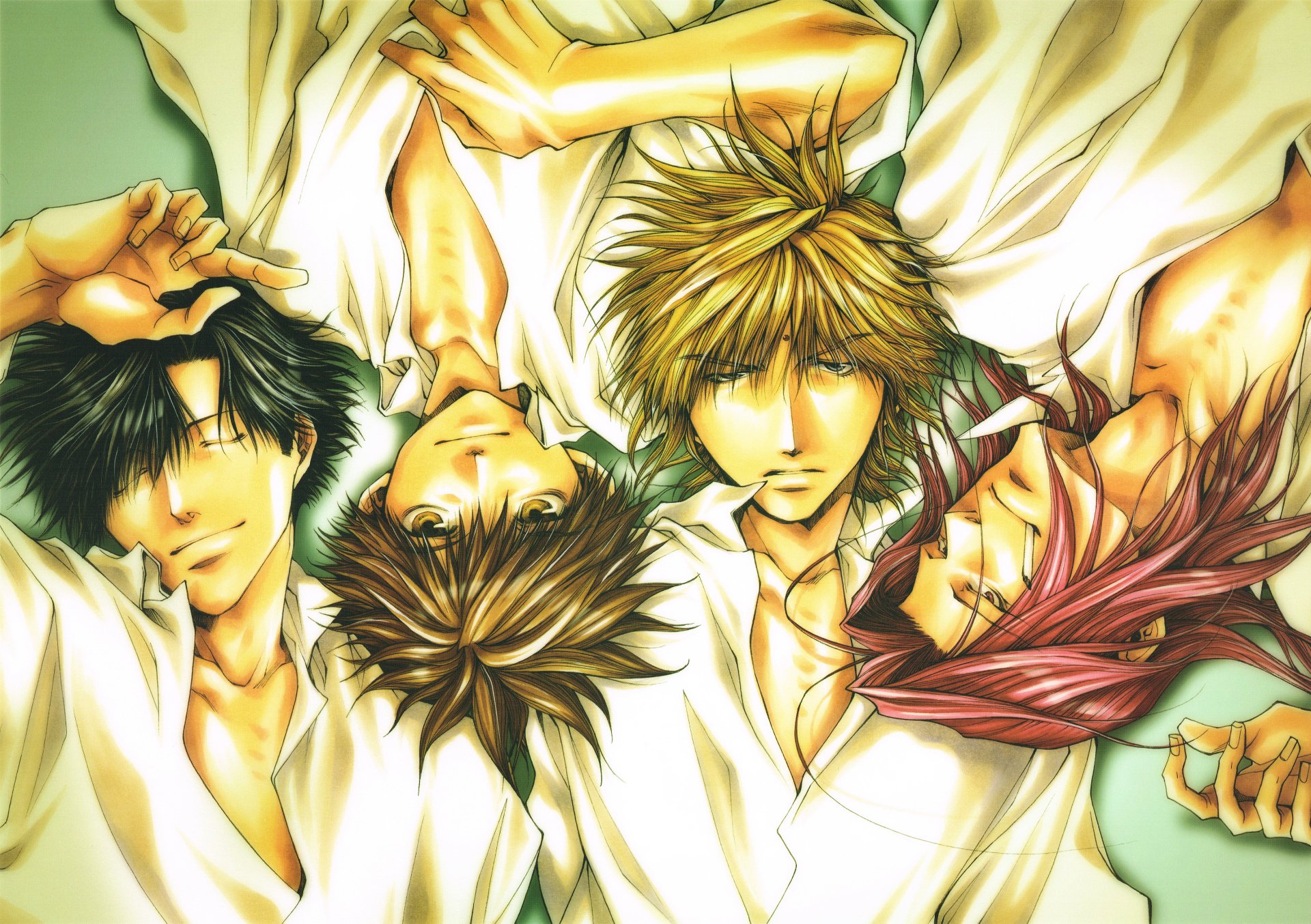 Download Goku (Saiyuki) Sha Gojyo Genjo Sanzo Cho Hakkai Anime Saiyuki ...