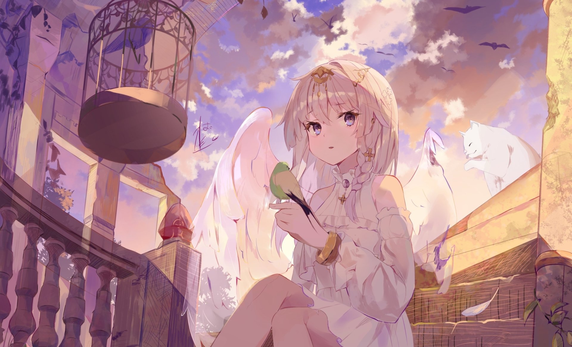 Download Anime Angel HD Wallpaper