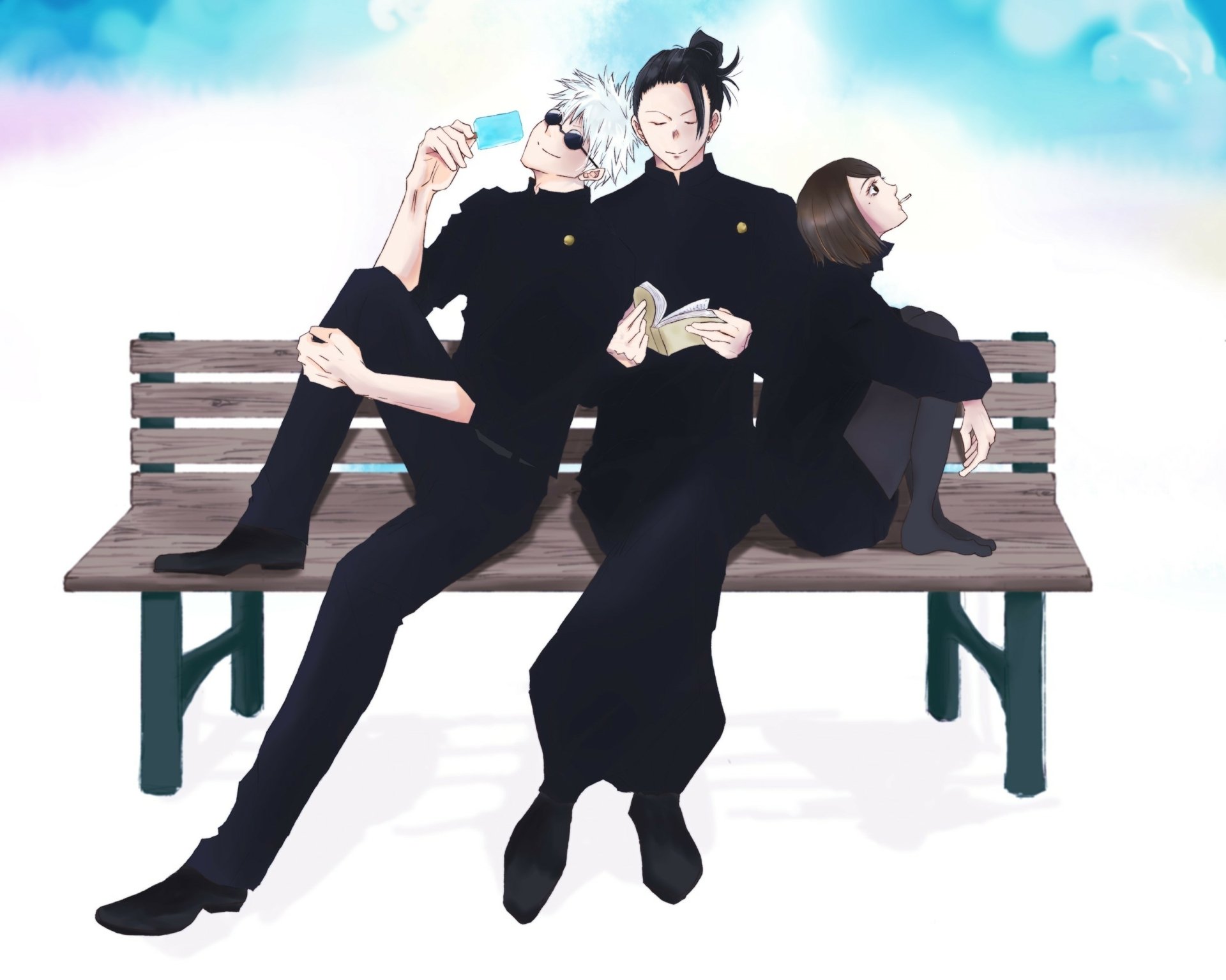 Download Shoko Ieiri Suguru Geto Satoru Gojo Anime Jujutsu Kaisen Gojo ...