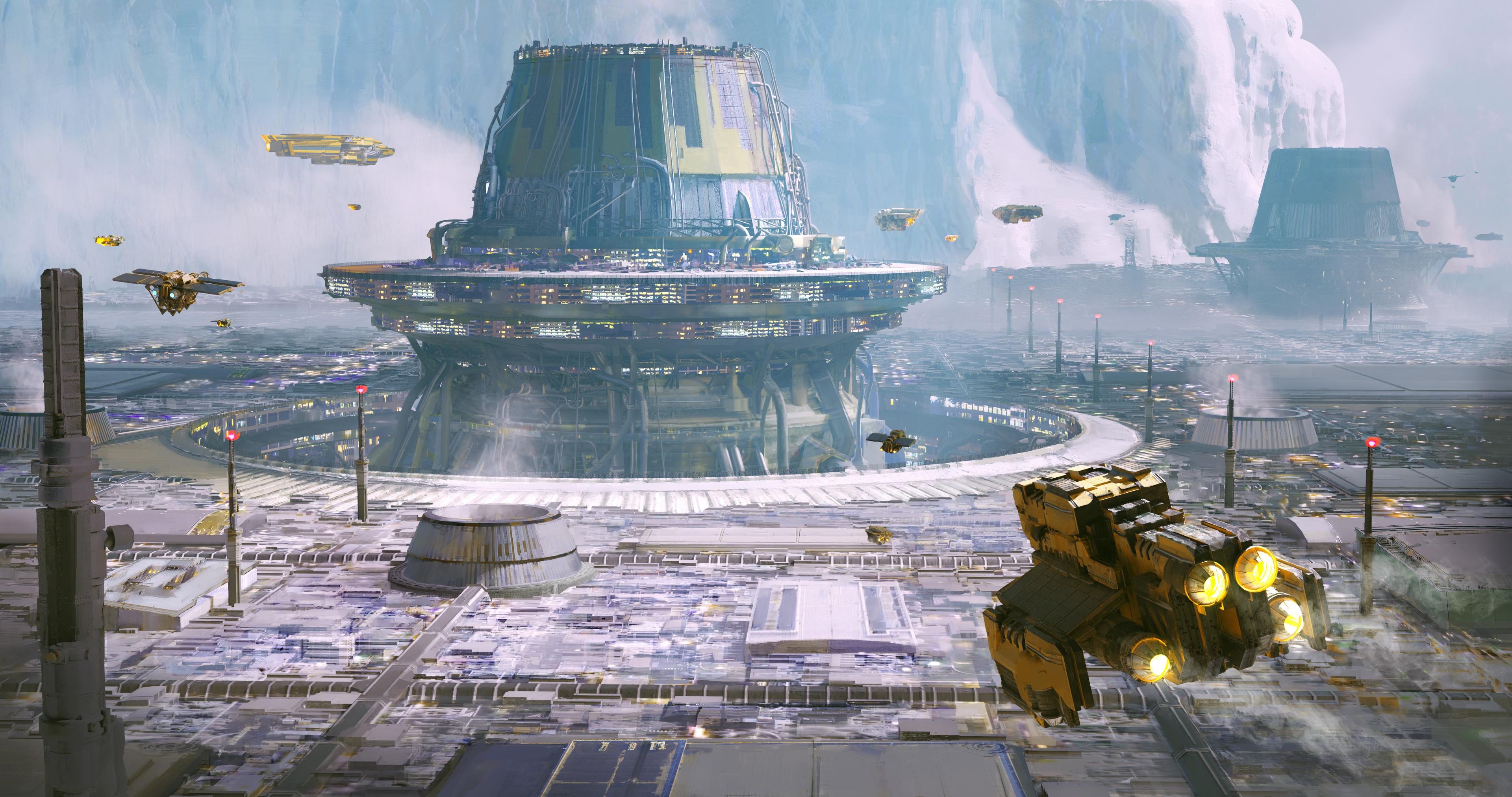 Sci Fi Structure HD Wallpaper by Chris Cold