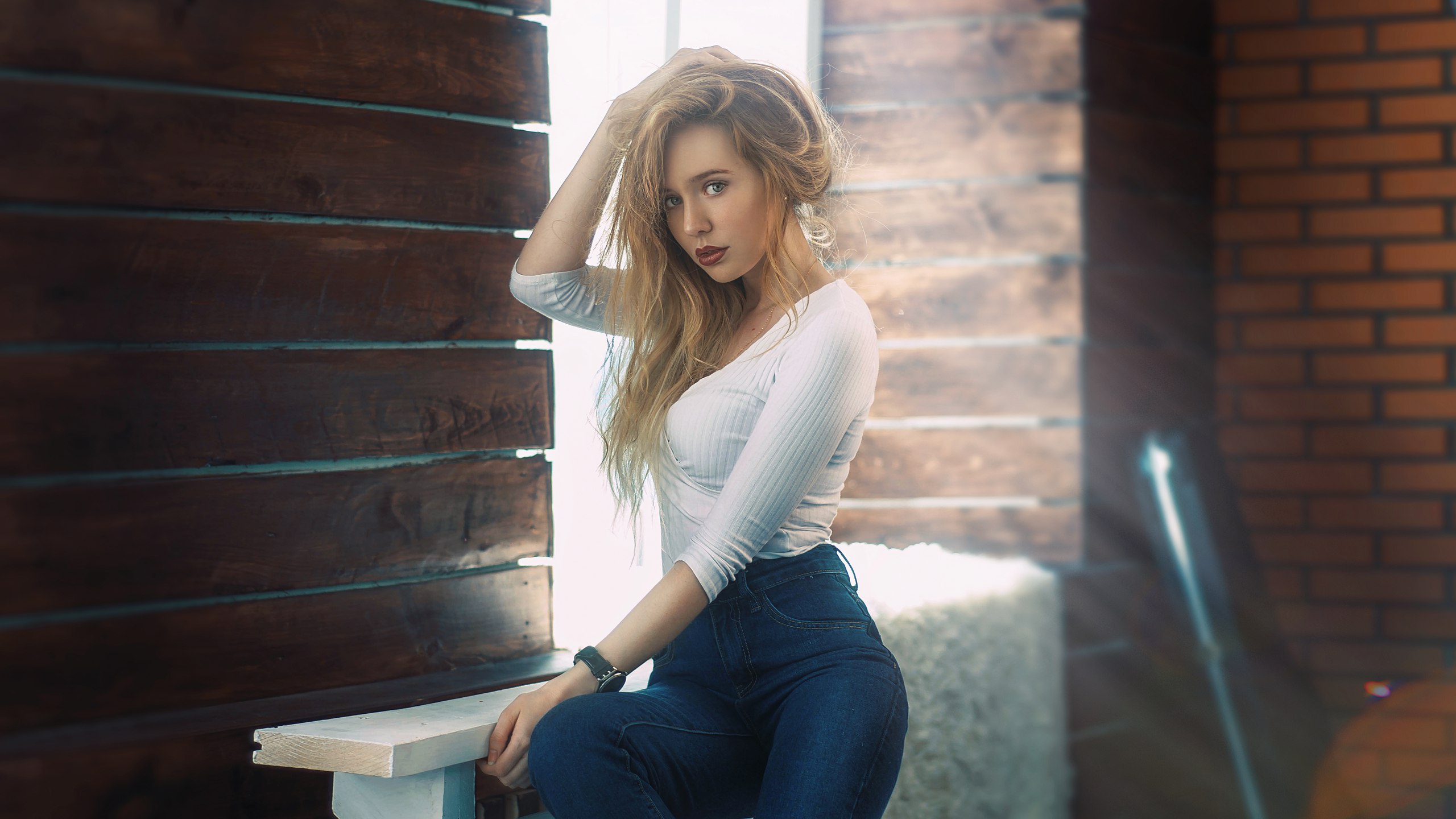 Download Woman Model HD Wallpaper by Sasha Rusko