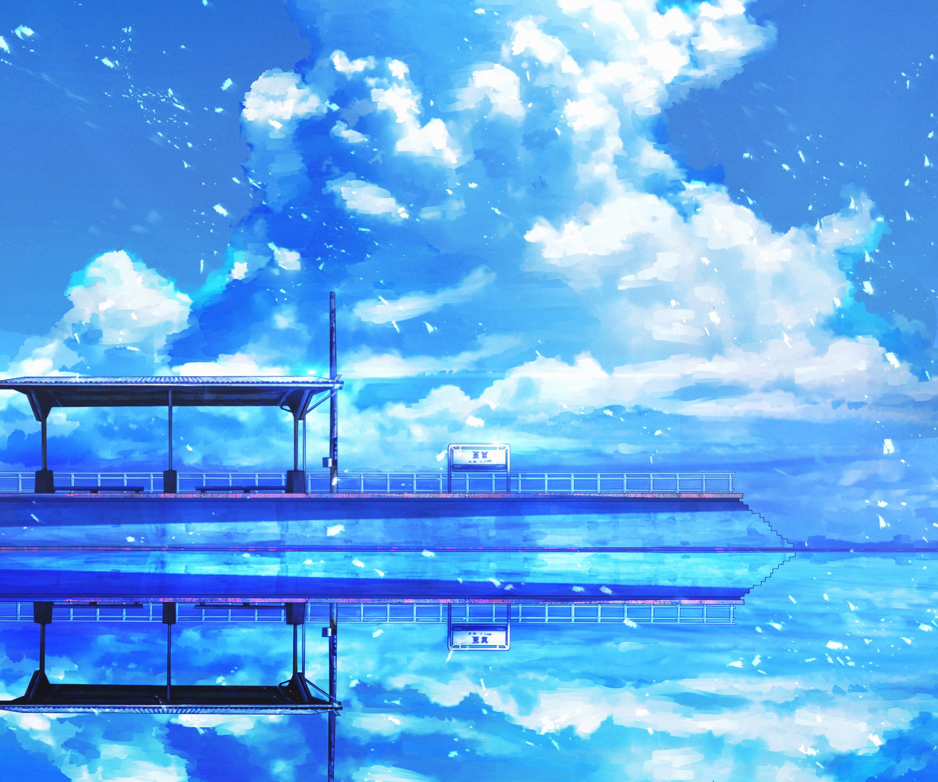 Download Anime Reflection HD Wallpaper